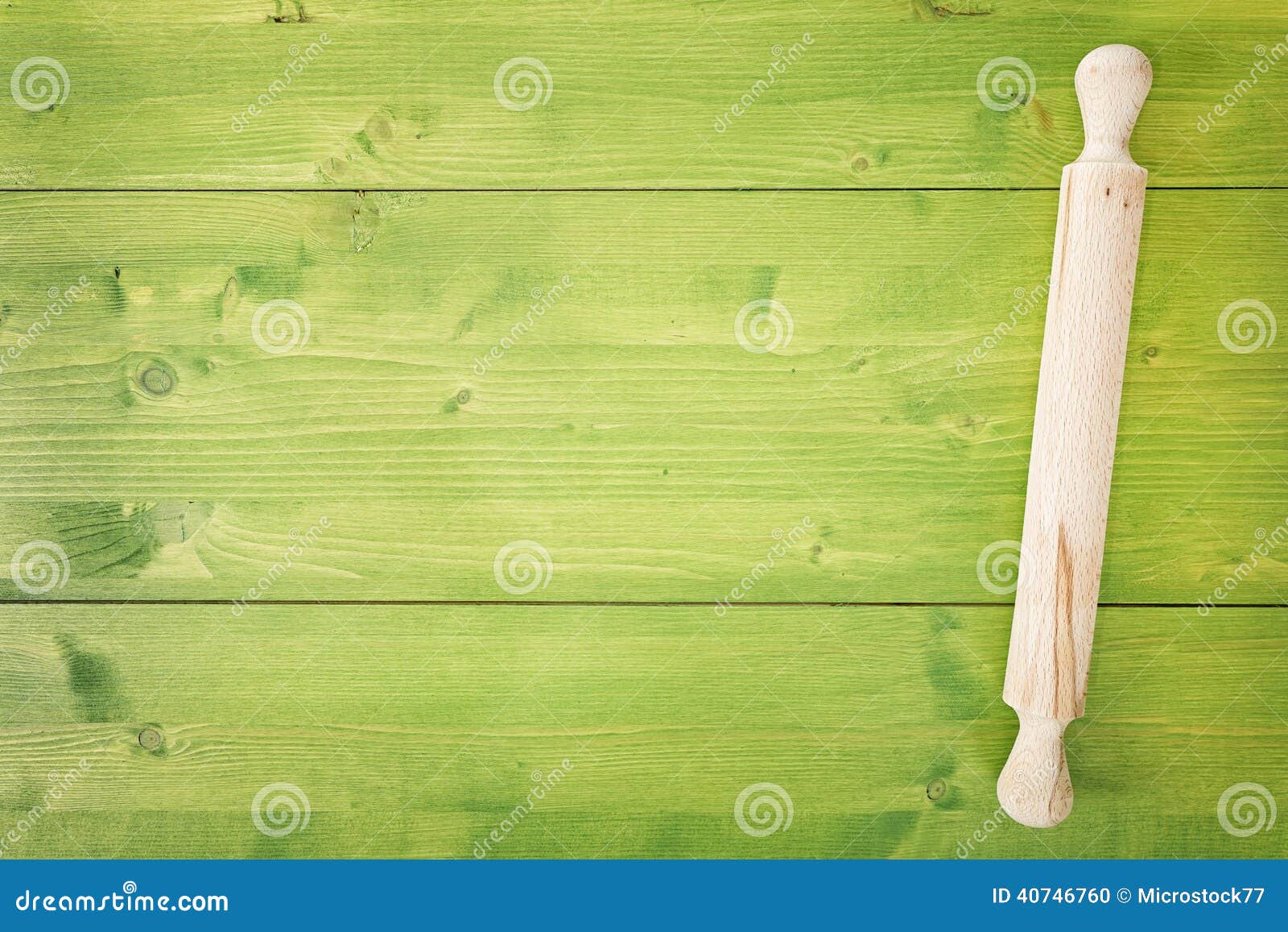 Top view rolling pin stock photo. Image of bake, area - 40746760