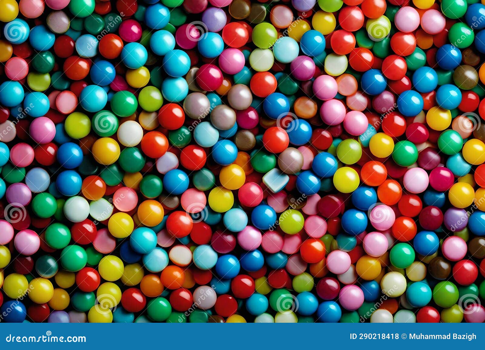 Top View of Rotating Colorful Chewing Gum. Stack of Brightly Colored ...