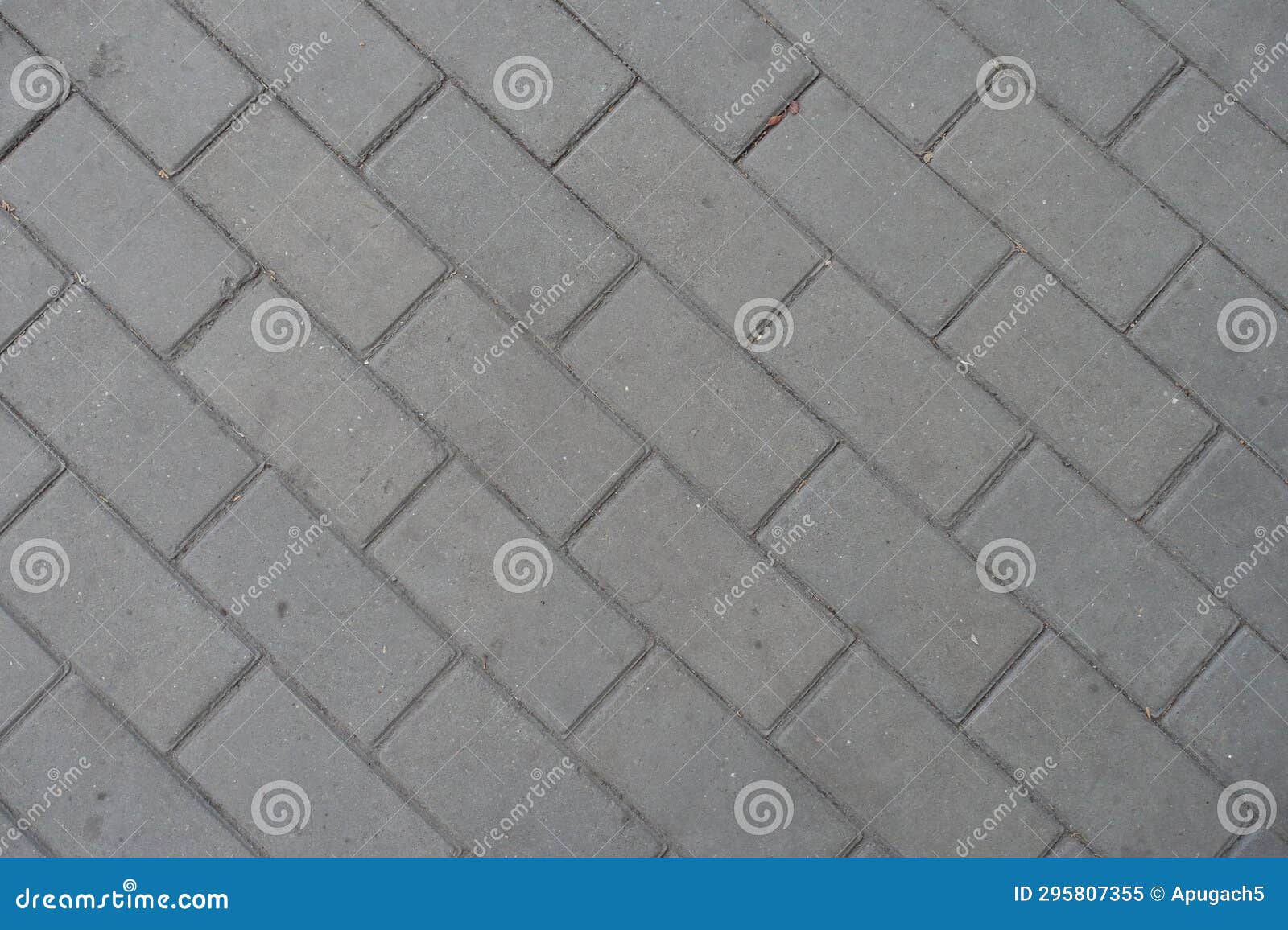 Top View of Running Bond Brick-like Gray Concrete Pavement Stock Image ...
