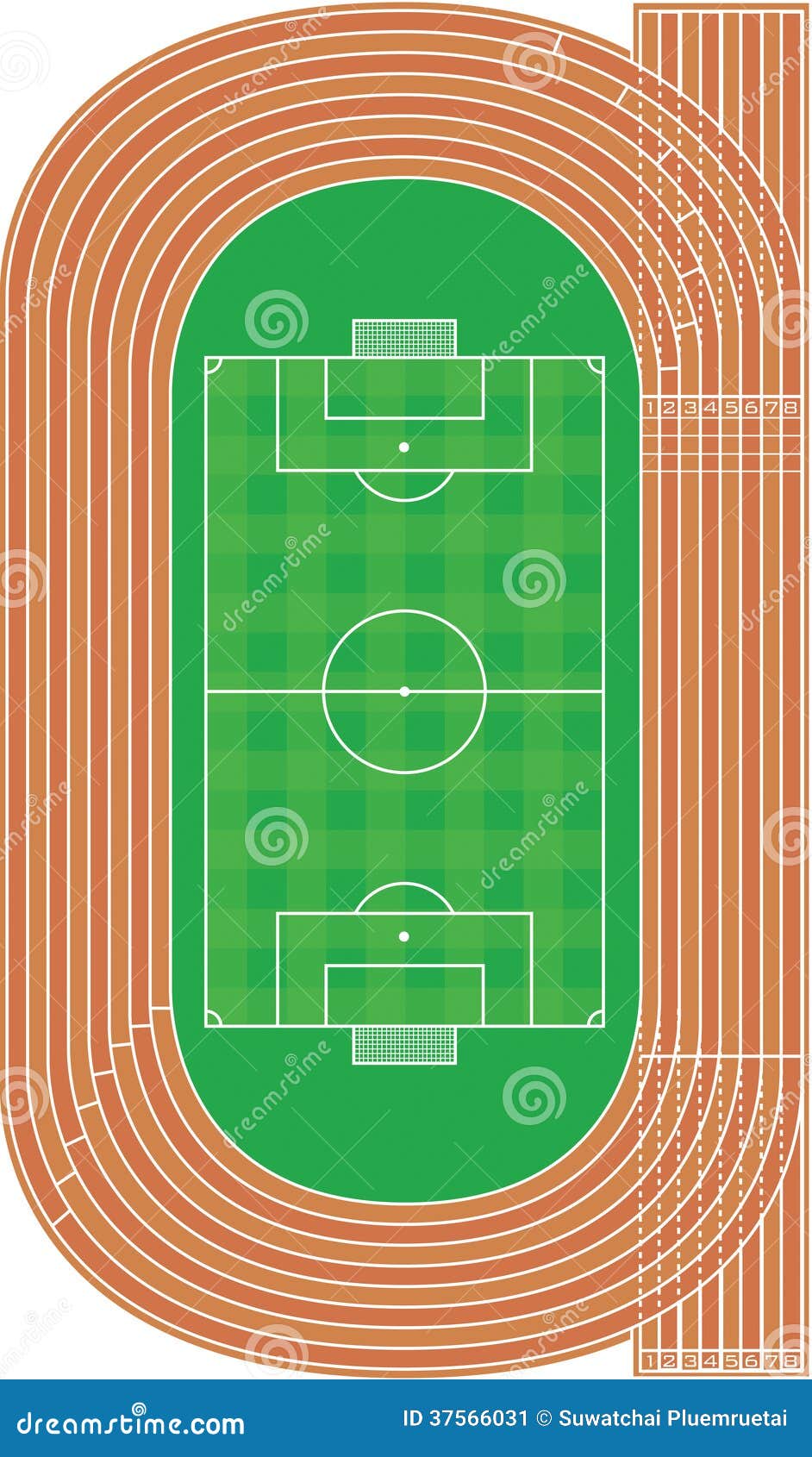 Track And Field Dimensions