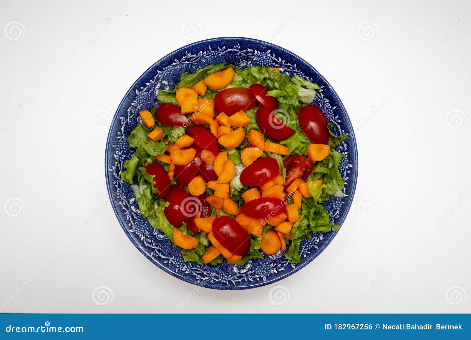 Top view salad stock photo. Image of caesar, cuisine - 182967256