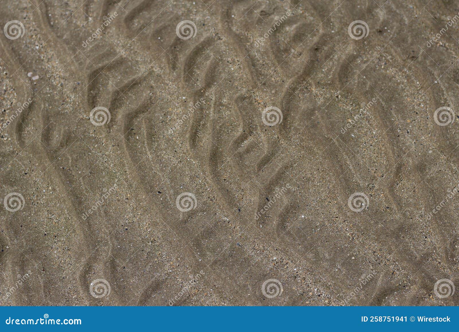 Top View of a Sandy Texture with a Pattern Stock Illustration ...