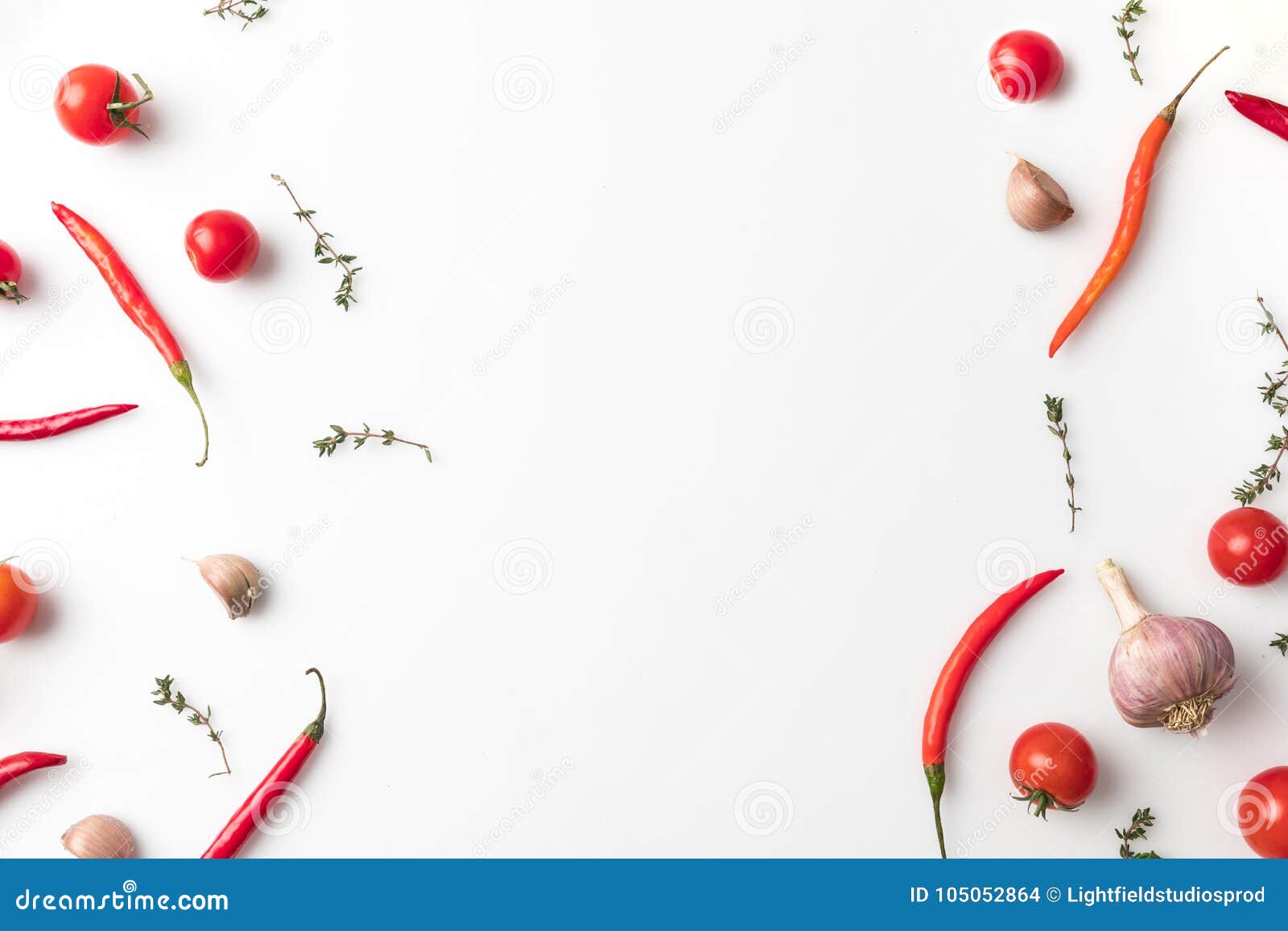 Scattered vegetables stock photo. Image of vegetarian - 105052864