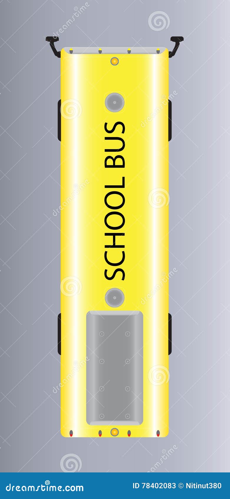 School bus top view photoshop - thaimoz