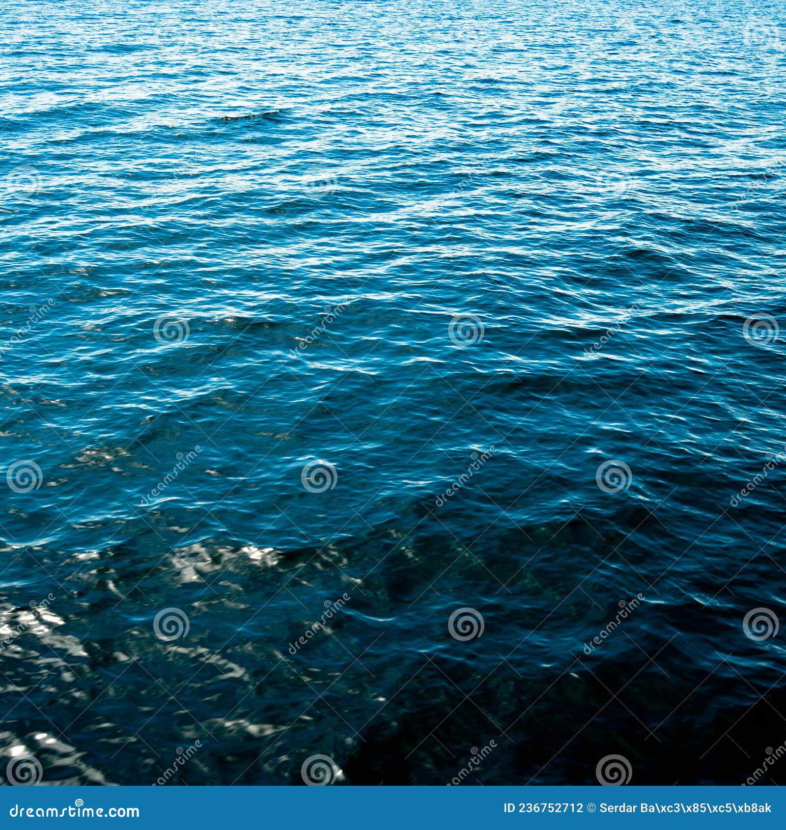Top View of Sea or Ocean Water, Blue Sea Water Texture Stock Photo ...