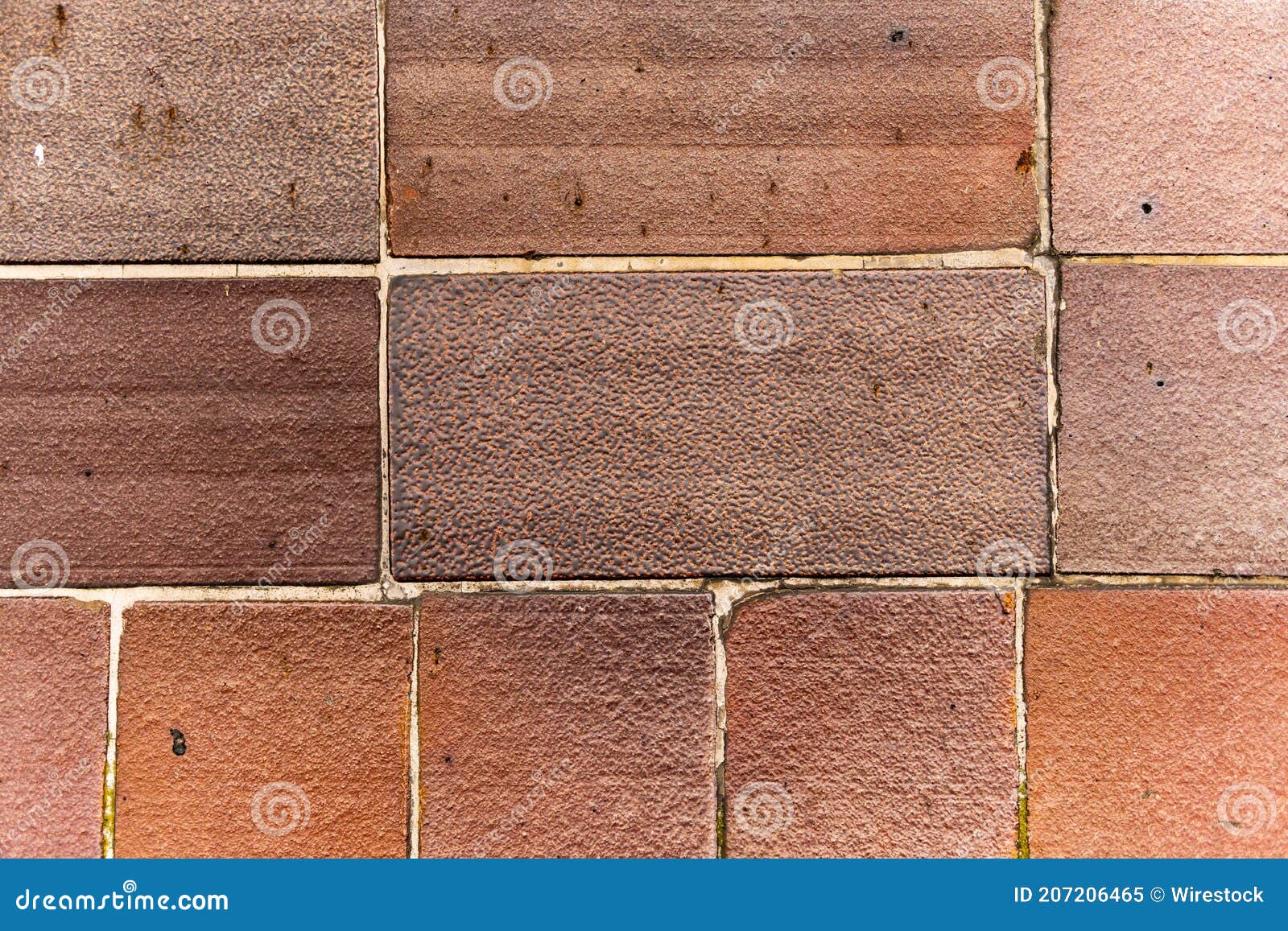 Top View Shot of Brown Floor Tiles Stock Image - Image of indoor ...