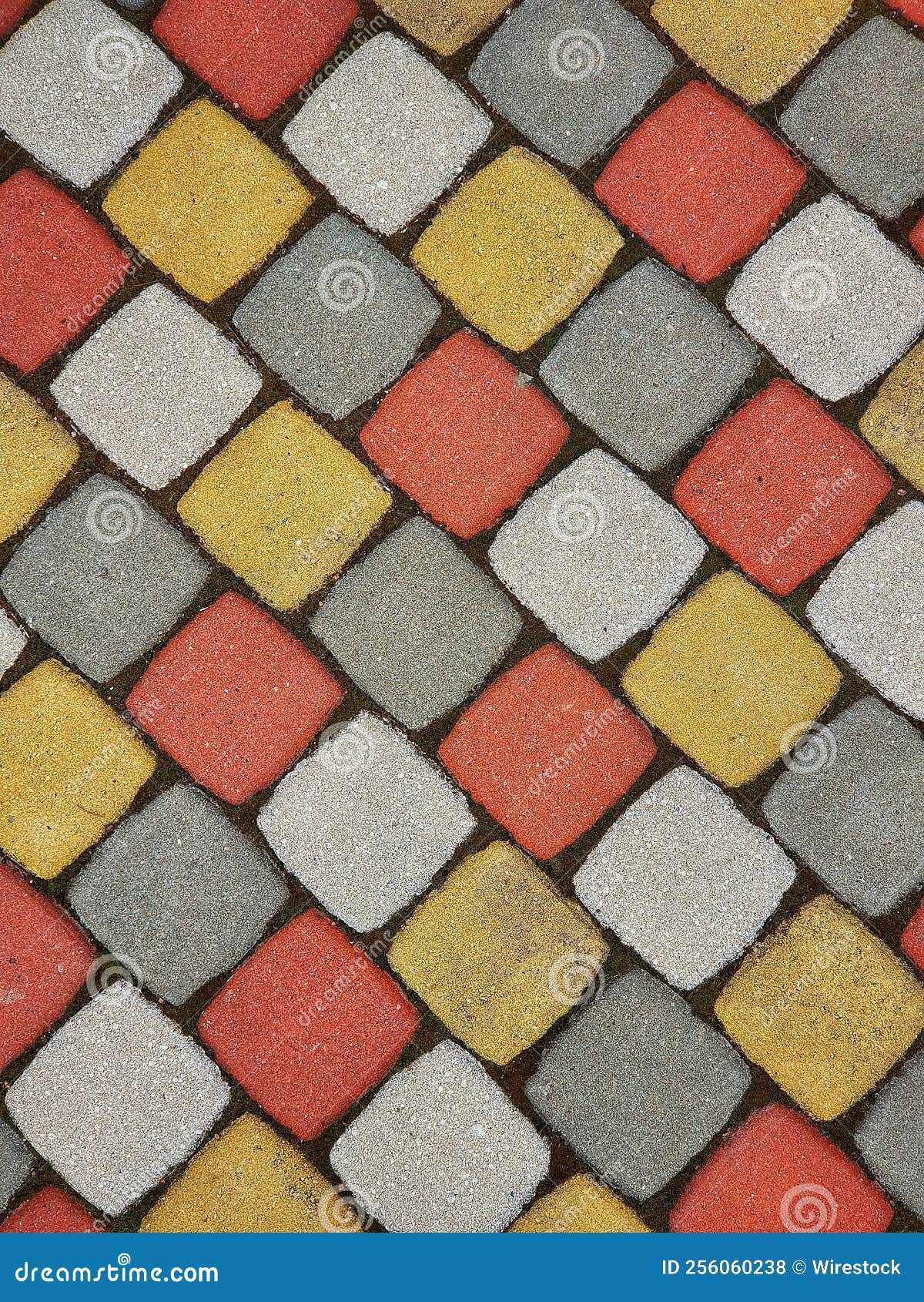 Top View Shot of Colorful Stone Floor with Pattern Stock Photo - Image ...