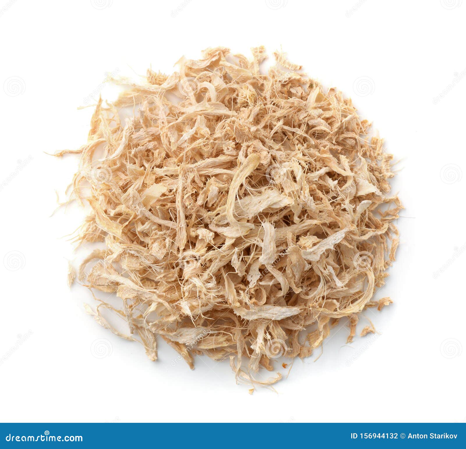 Top View of Shredded Dried Ginger Stock Photo - Image of herbal ...