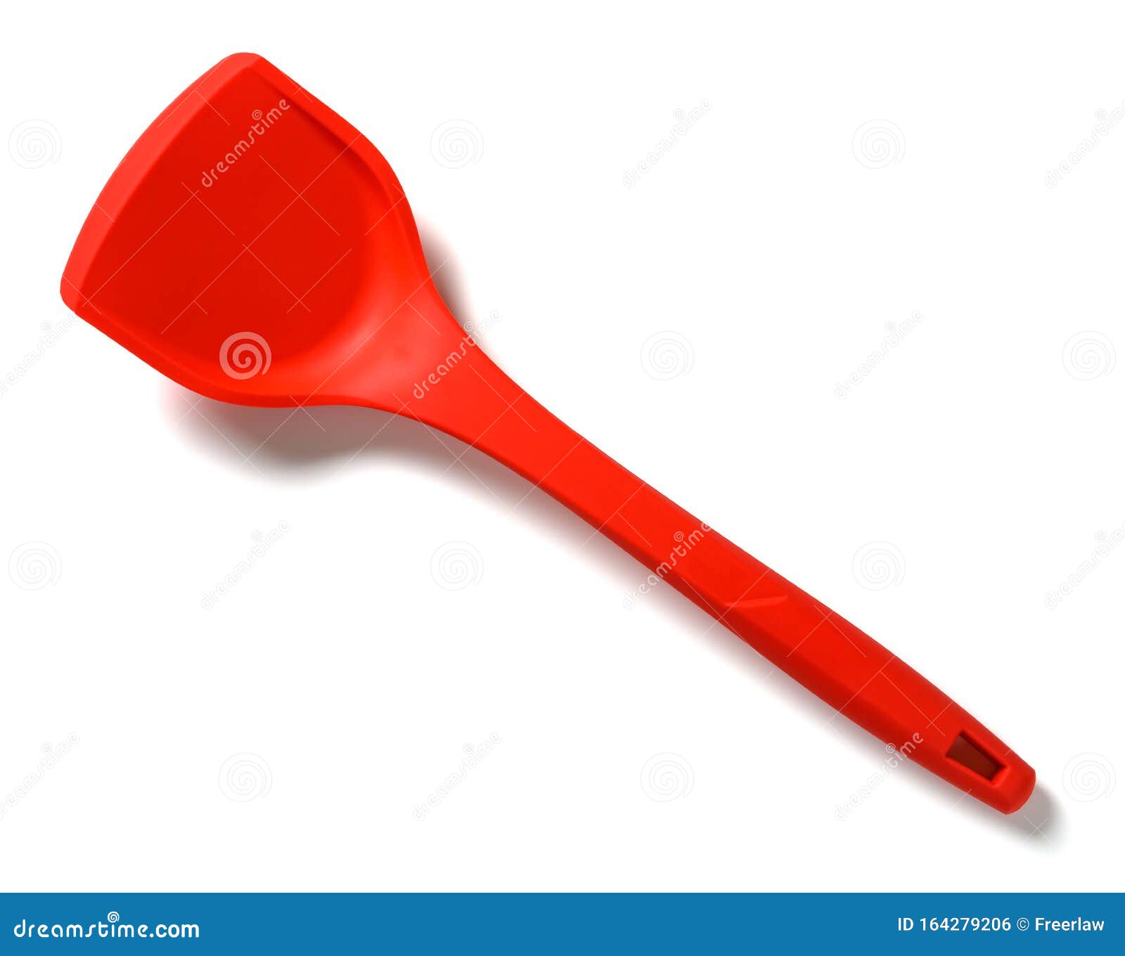Top View Silicon Spatula on White Background Stock Photo - Image of ...