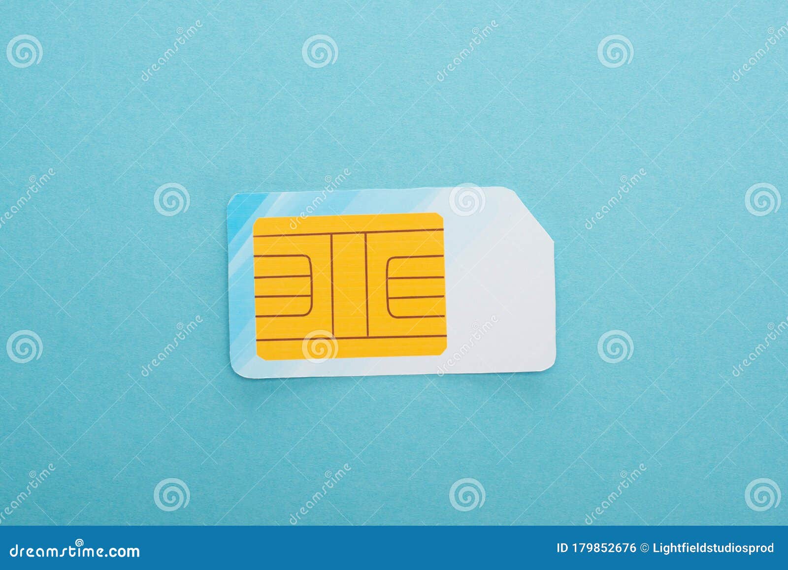 Top view of sim card stock photo. Image of connection - 179852676