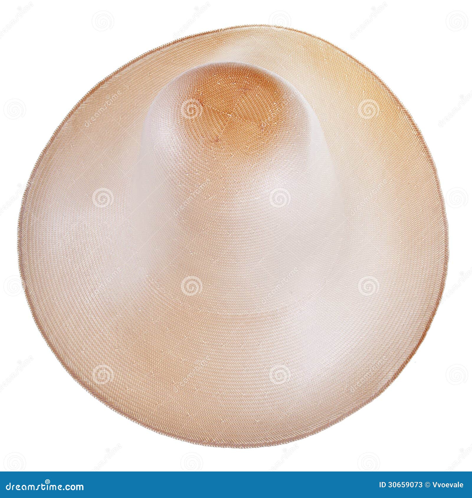 Top View of Simple Country Straw Broad-brim Hat Stock Image - Image of ...