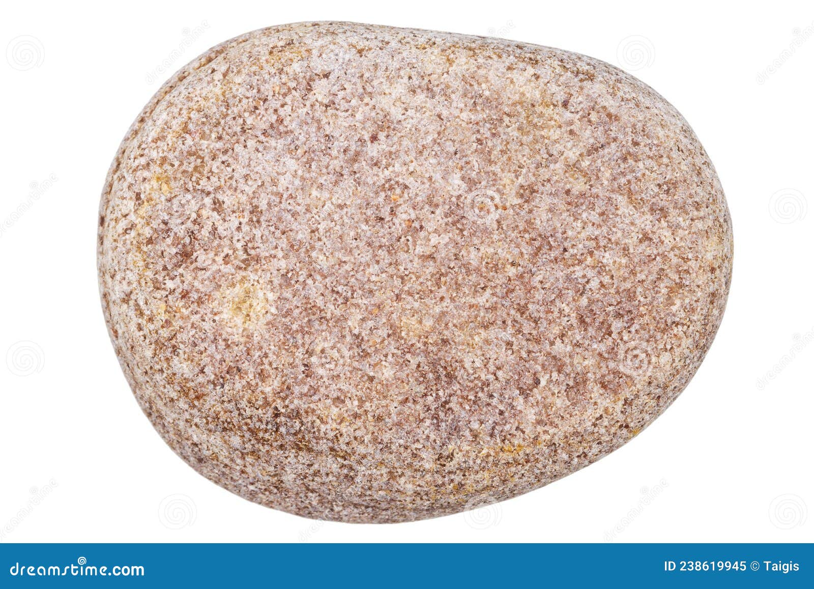 Top View of Single Red Pebble Stock Image - Image of rounded, detail ...