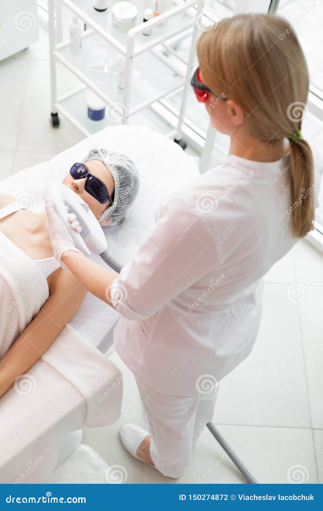 Top View of a Skilled Experienced Dermatologist Stock Photo - Image of ...