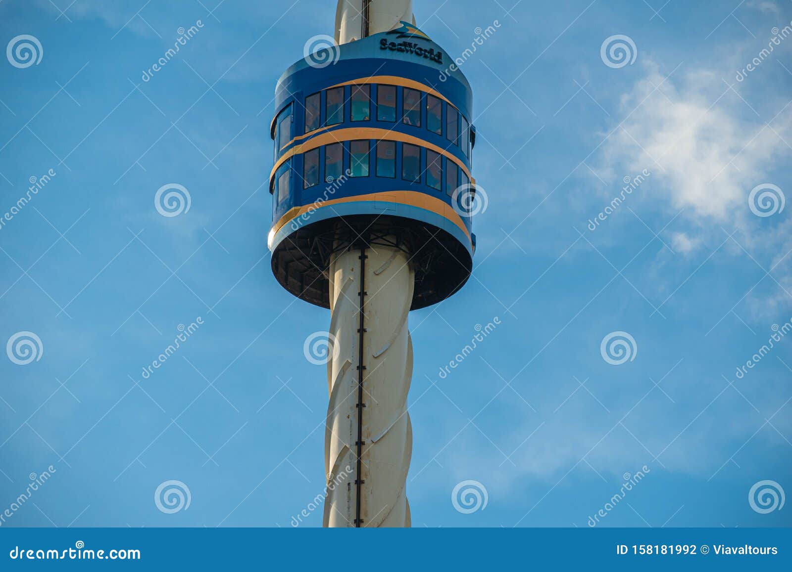 Top View of Sky Tower at Seaworld 62. Editorial Photography - Image of ...