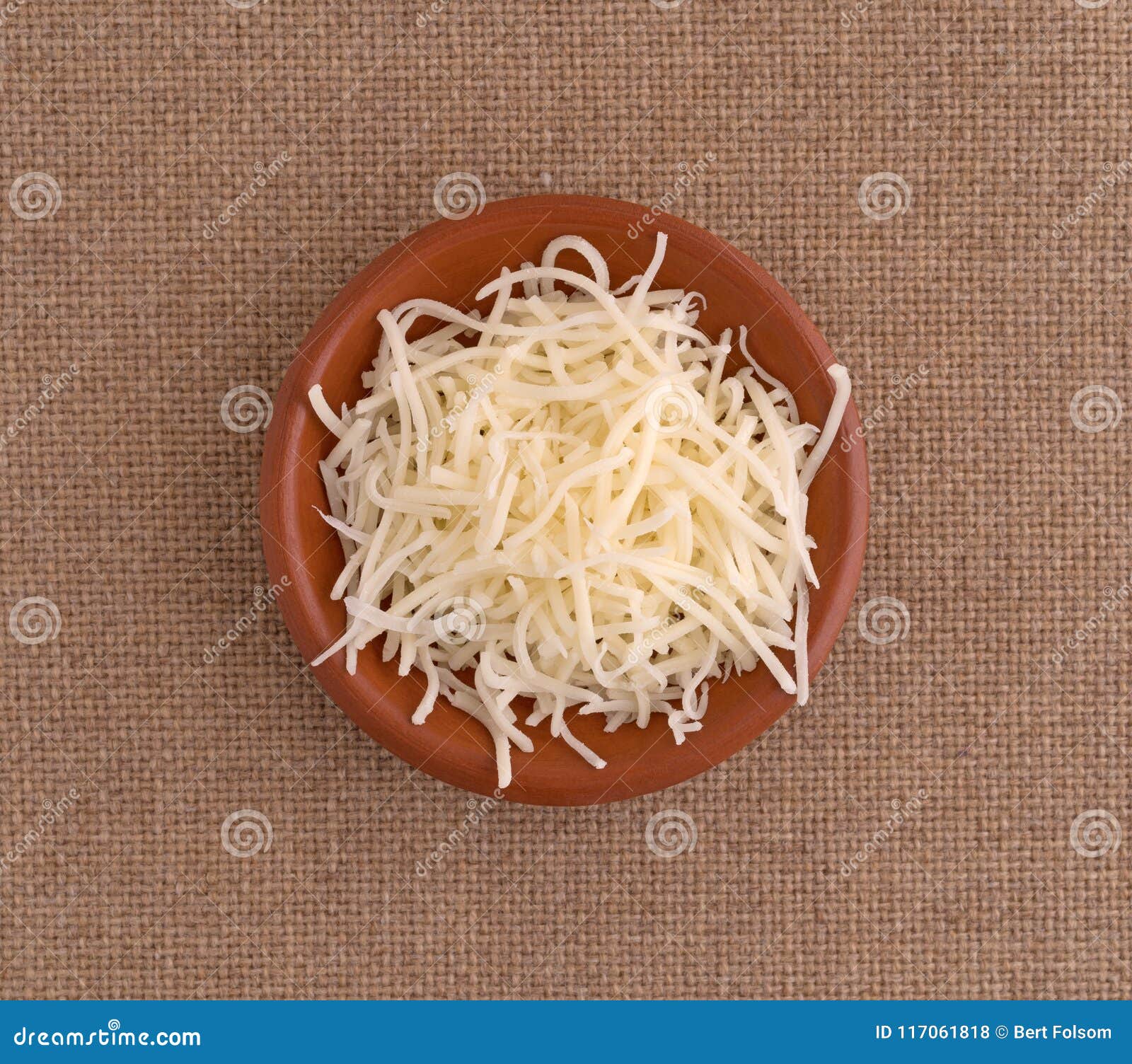 Sharp White Cheddar Cheese in a Small Bowl Stock Photo - Image of light ...
