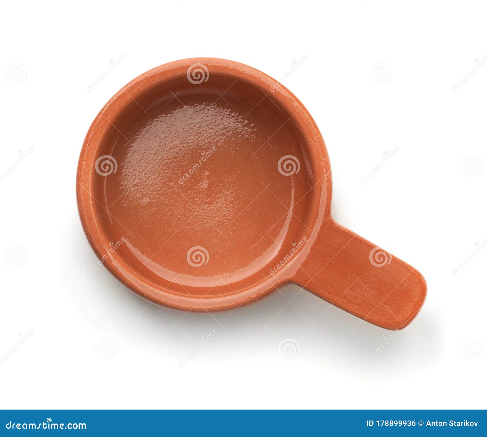 Top View of Small Ceramic Cooking Pot Stock Photo - Image of cocotte ...