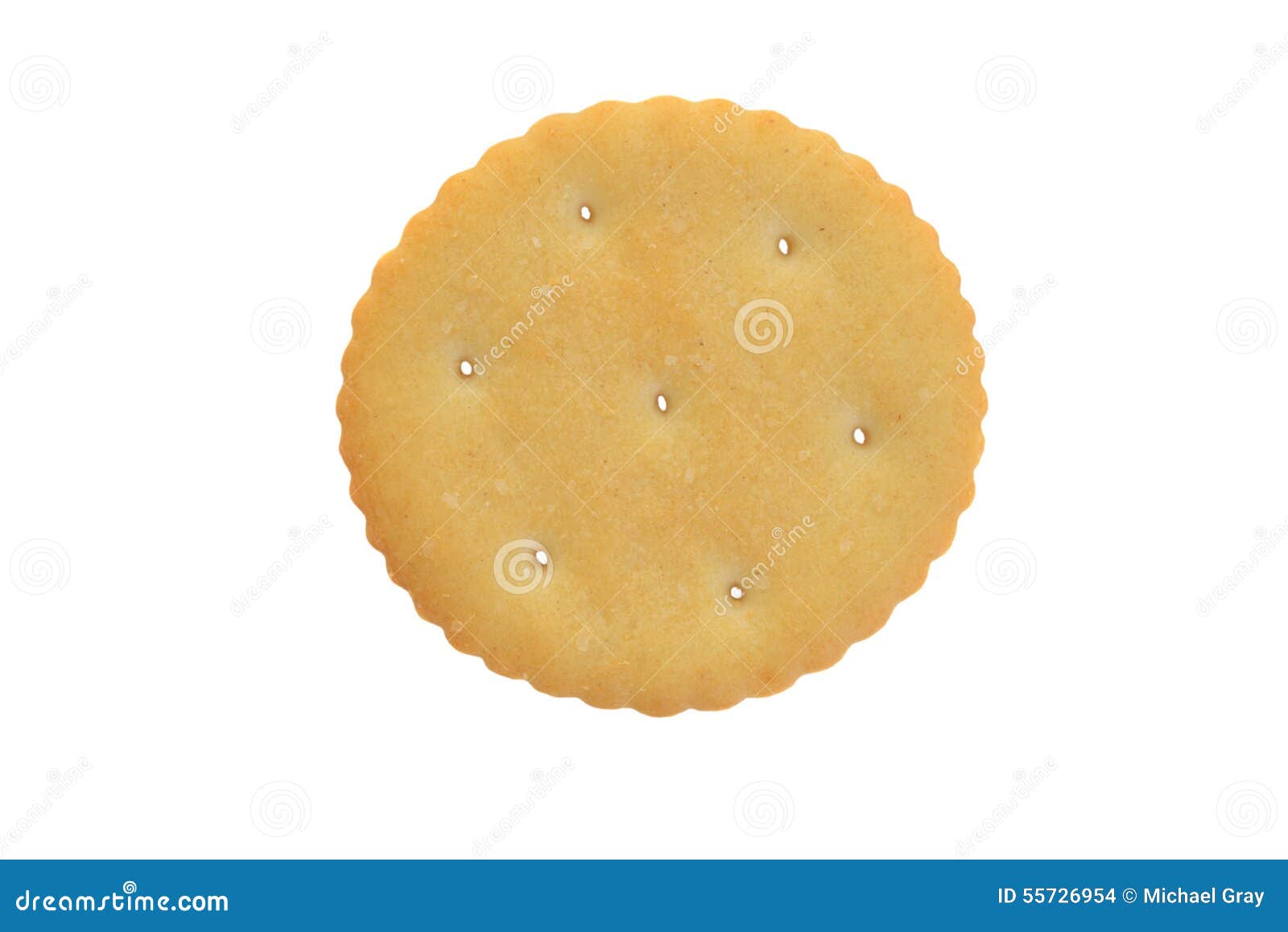 Top View Small Round Cracker Stock Photo - Image of health, digestive ...