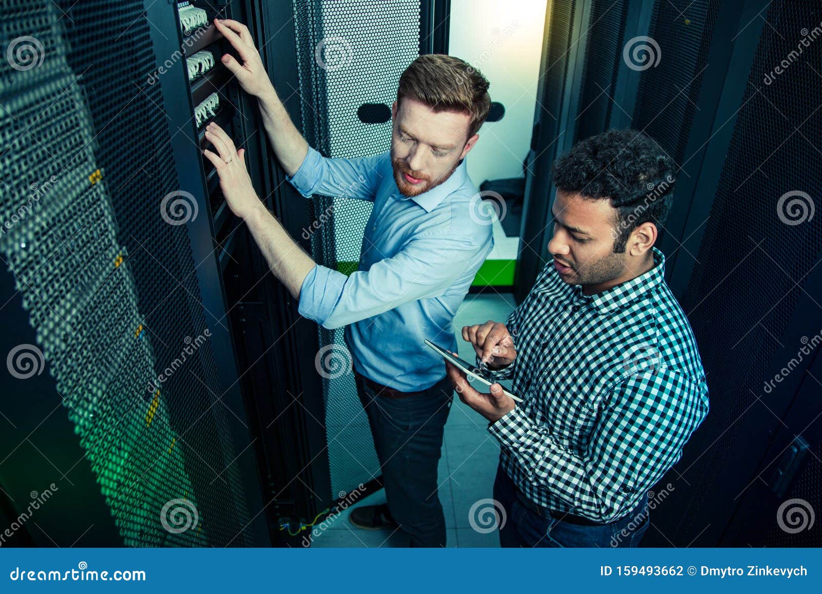 Top View of Smart Intelligent Men at Work Stock Photo - Image of ...