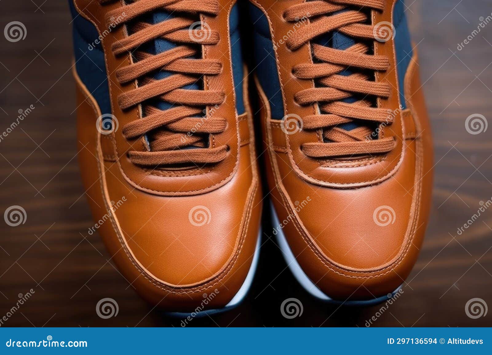 Top View of Sneaker Displaying Inner Stitching Stock Photo - Image of ...