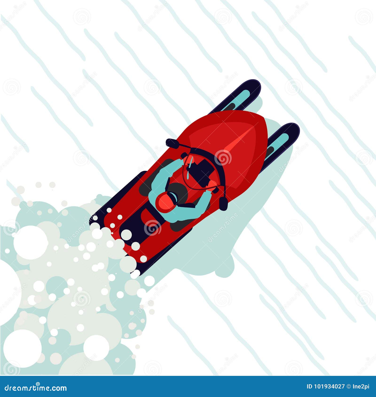 Snowmobile. Top View. Man on a Snow Bike. Stock Vector - Illustration ... Snowmobile. Top View. Man on a Snow Bike. Stock Vector - Illustration ...