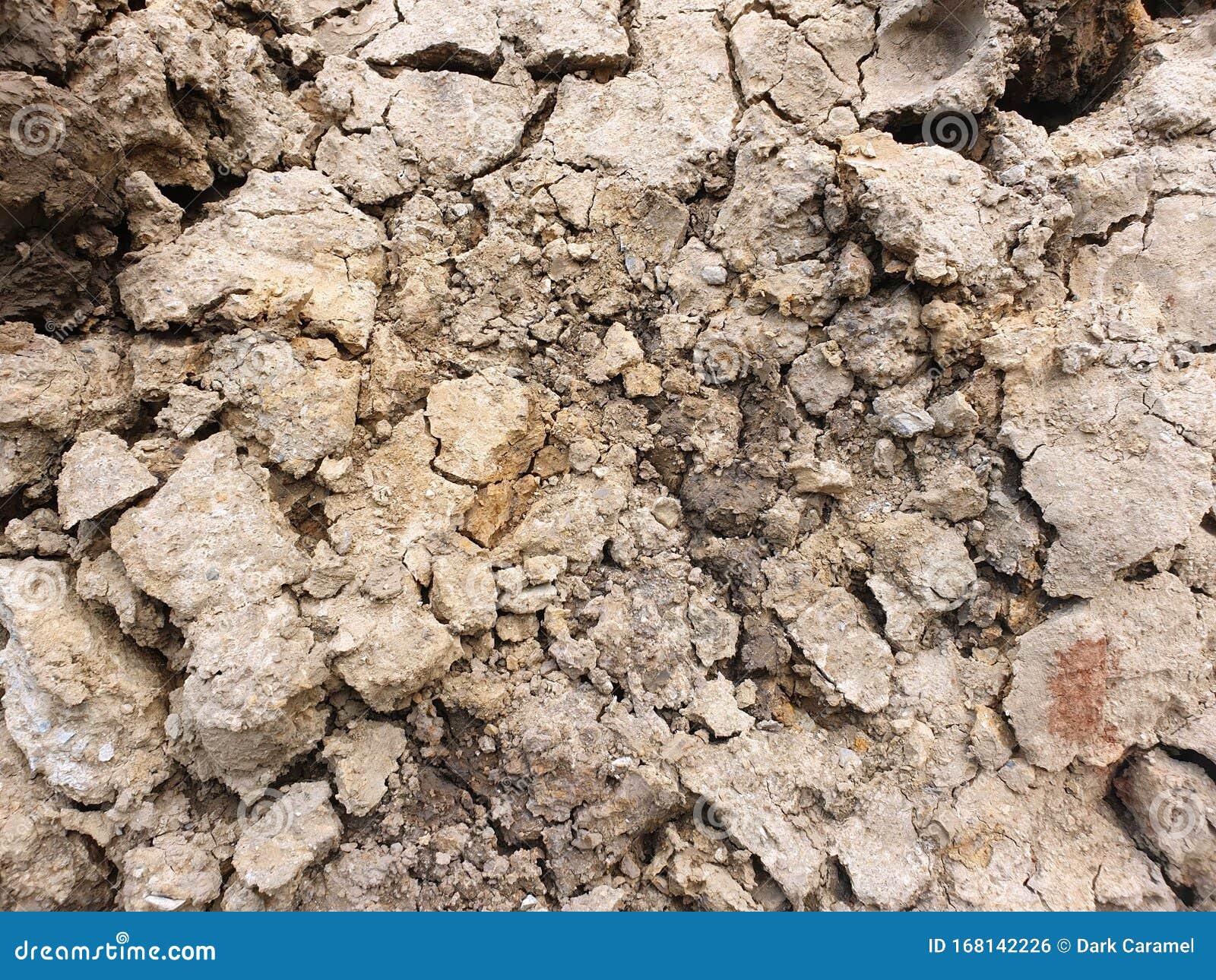 Top View of Soil As a Background in the Construction Site Stock Photo ...