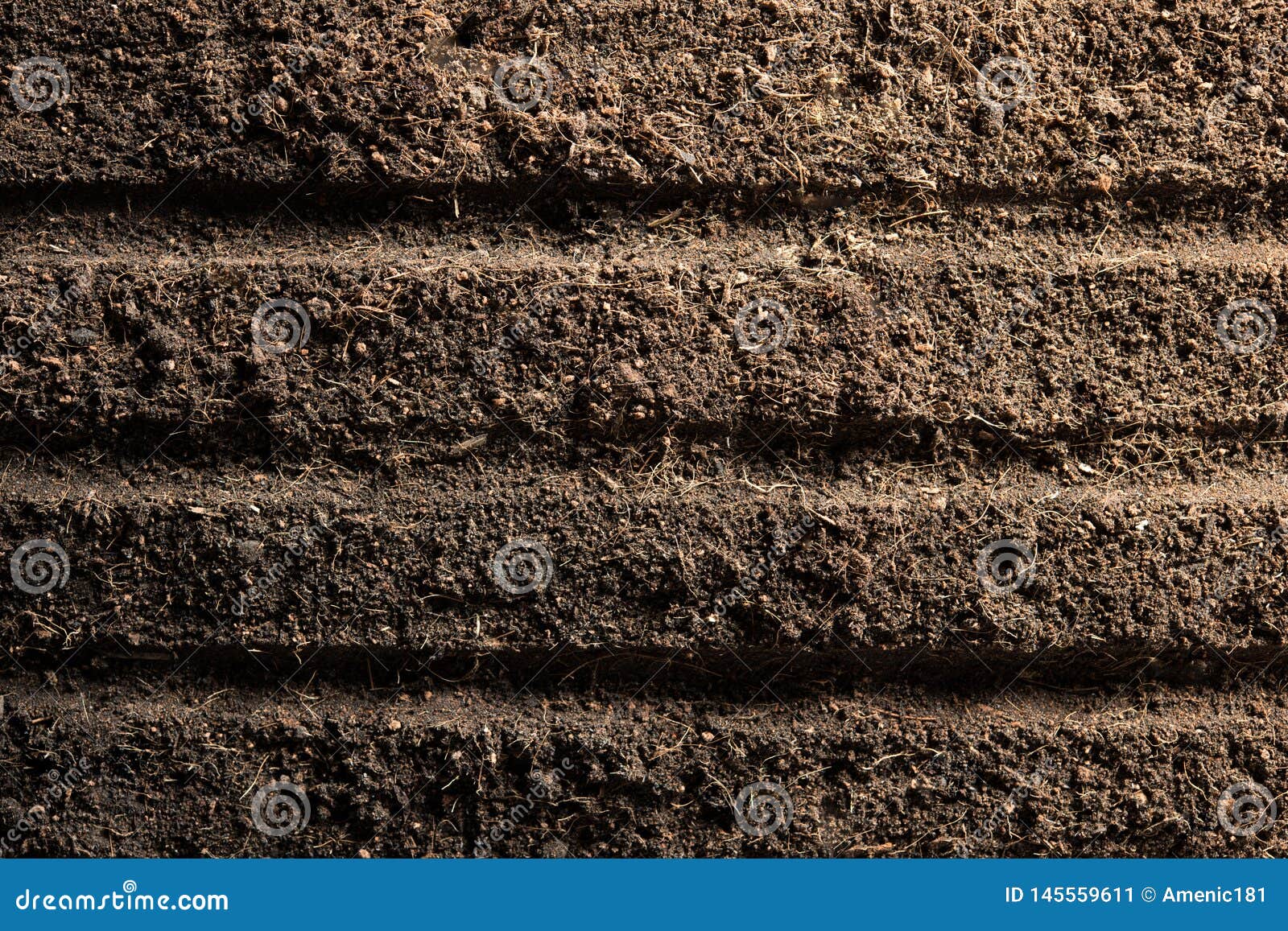 Top View of Soil Prepared for Planting Stock Image - Image of prepare ...