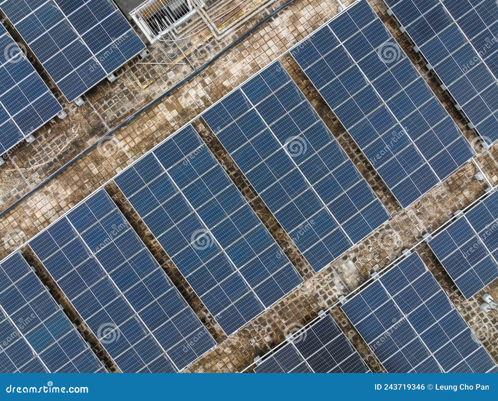 Top View Solar Panel on Roof Top Building Stock Photo - Image of ...