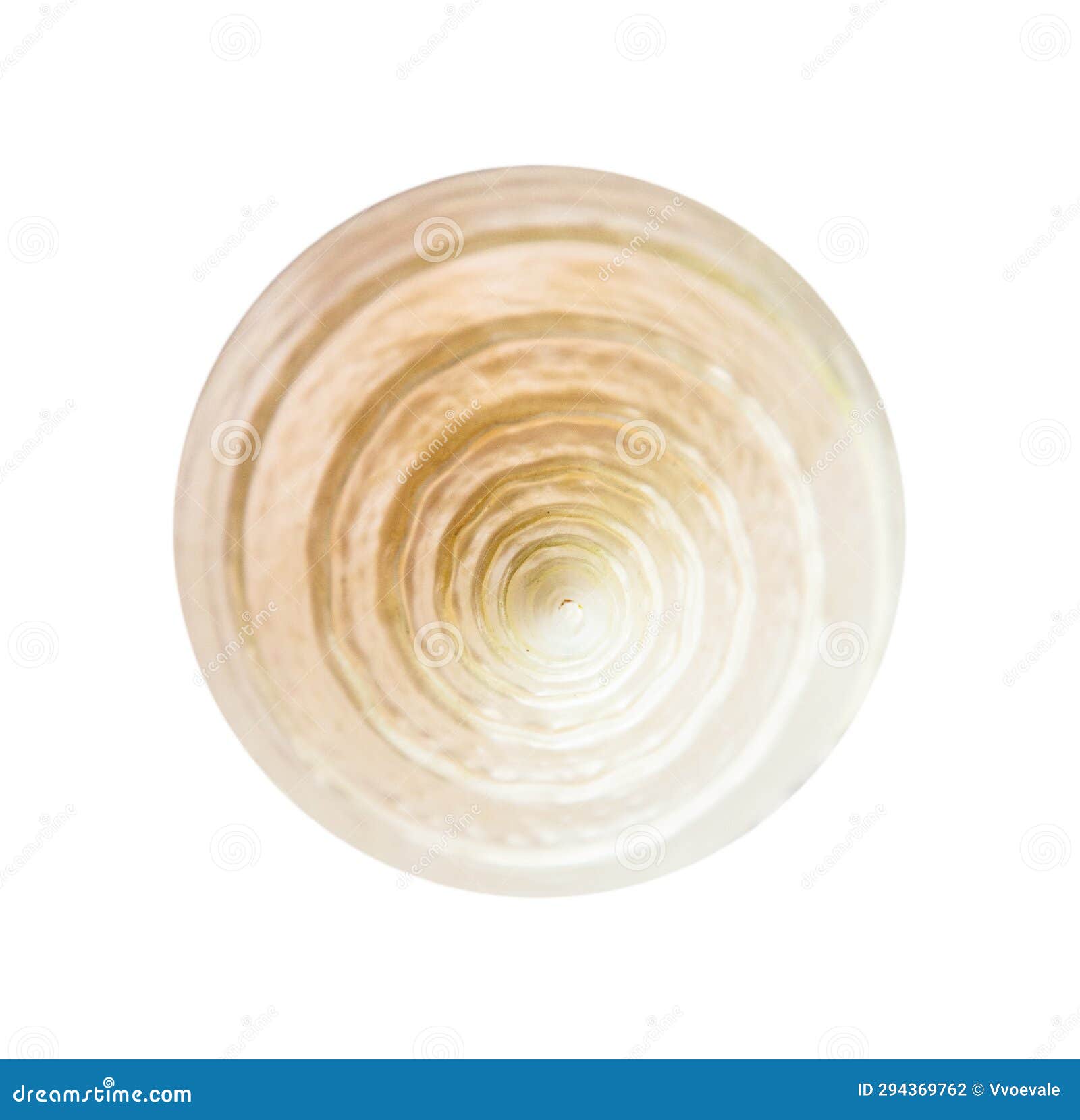 Top View of Spiral Shell of Sea Snail Isolated Stock Photo - Image of ...