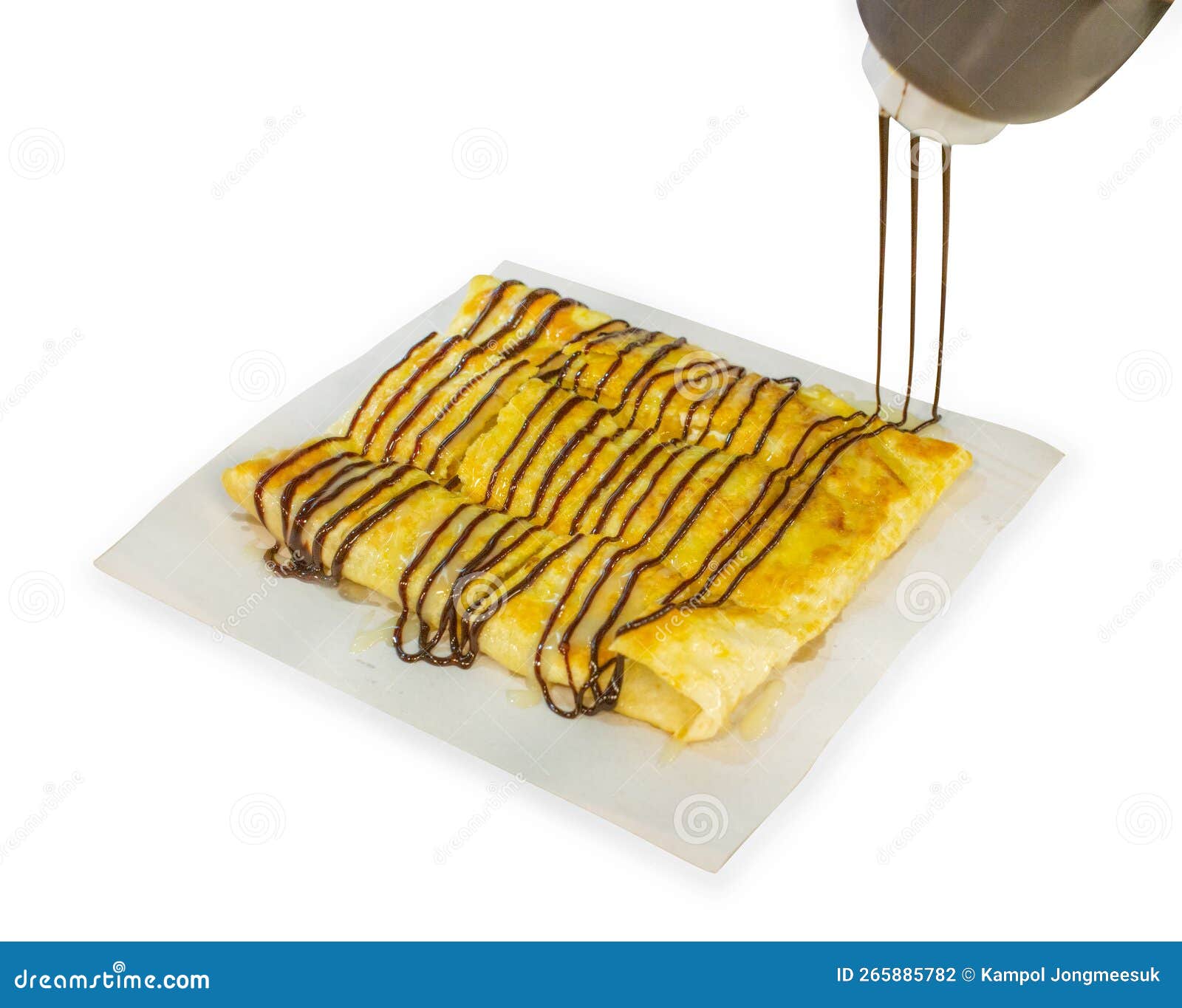 Top View of Sprinkle Chocolate on the Roti , Focus Selective Stock ...