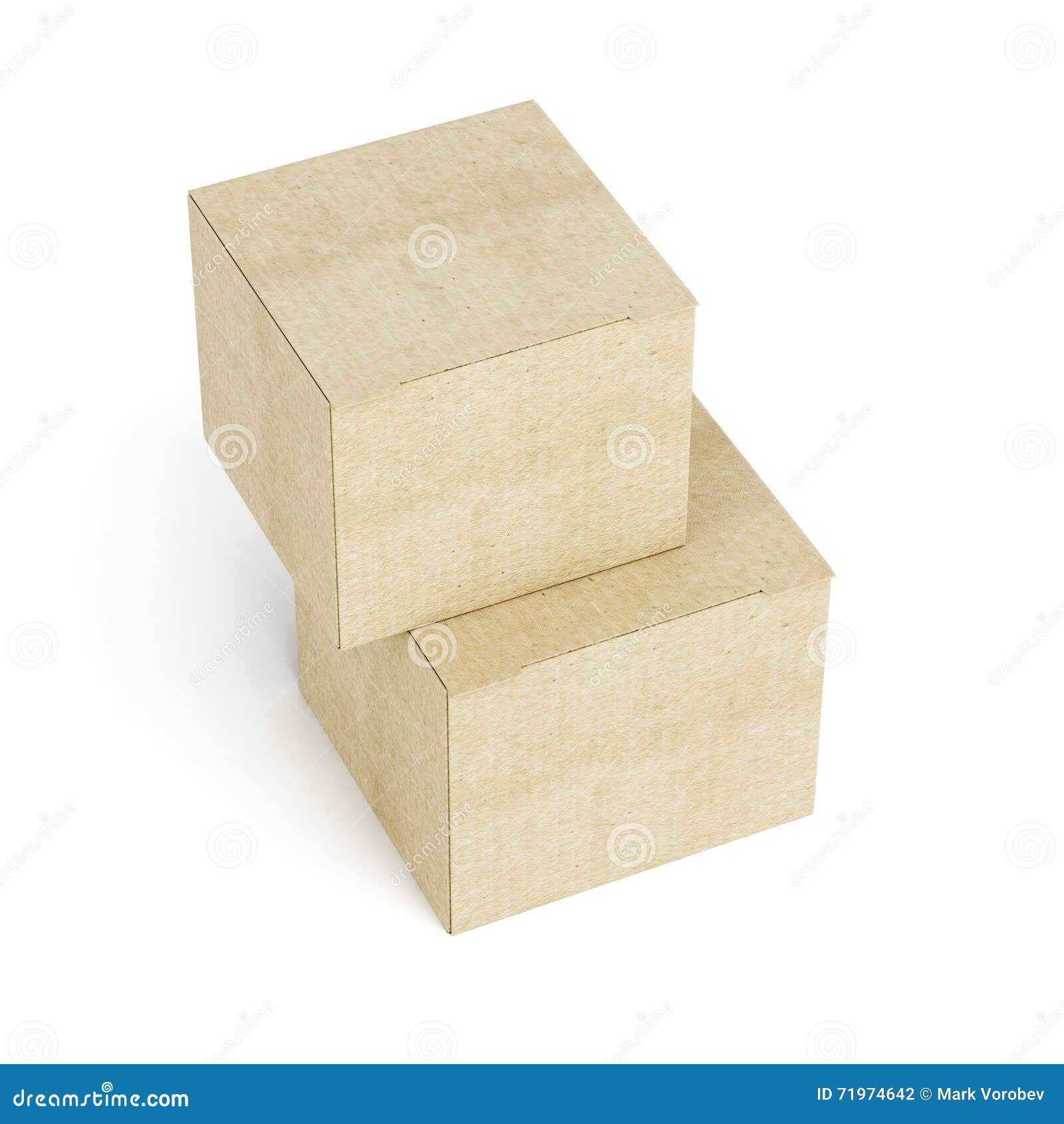 Stack Of Cardboard Boxes And Stack Of Pallets Stock Photography ...