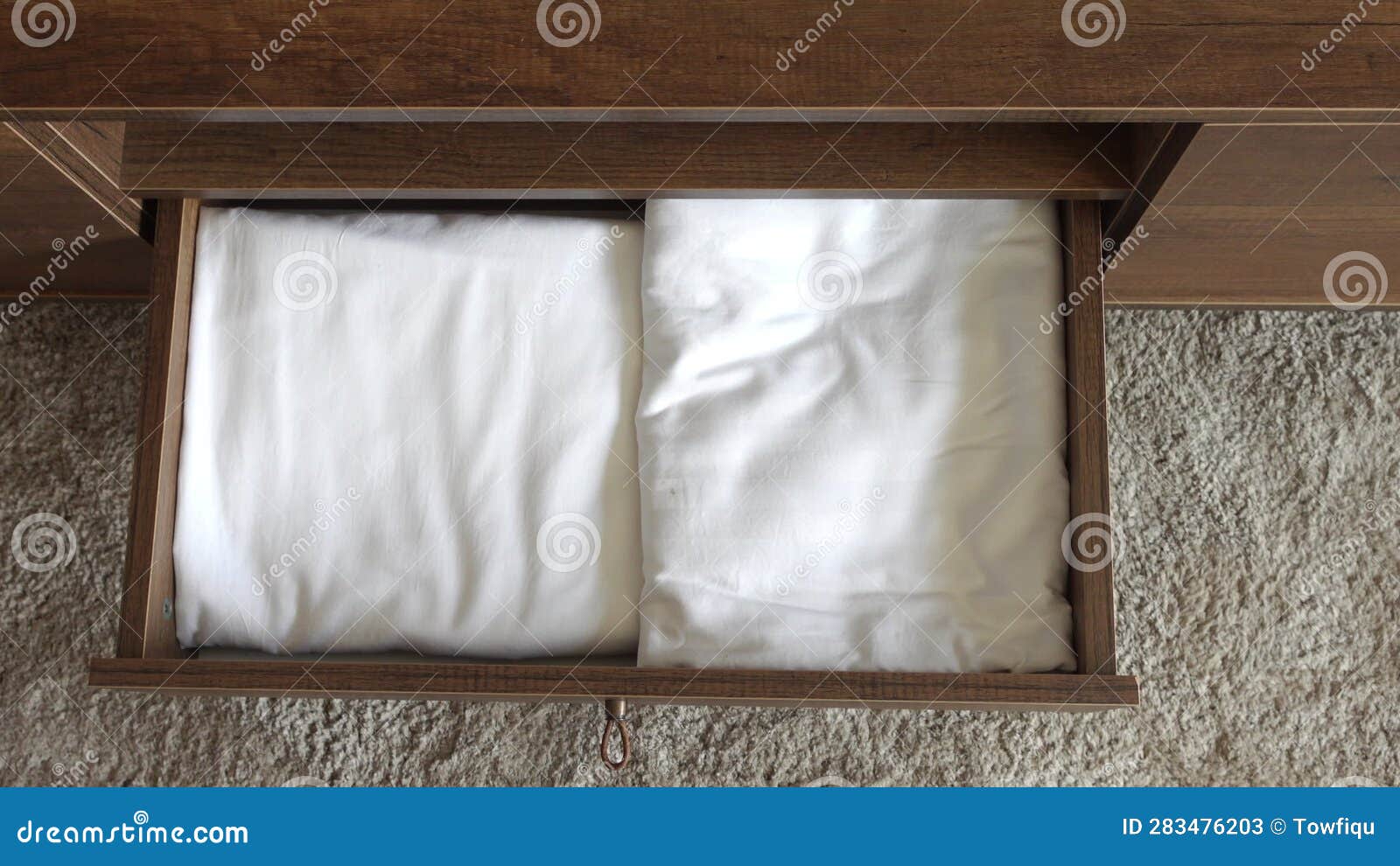 Top View of Stack of Shower Towel in a Drawer Stock Video - Video of ...