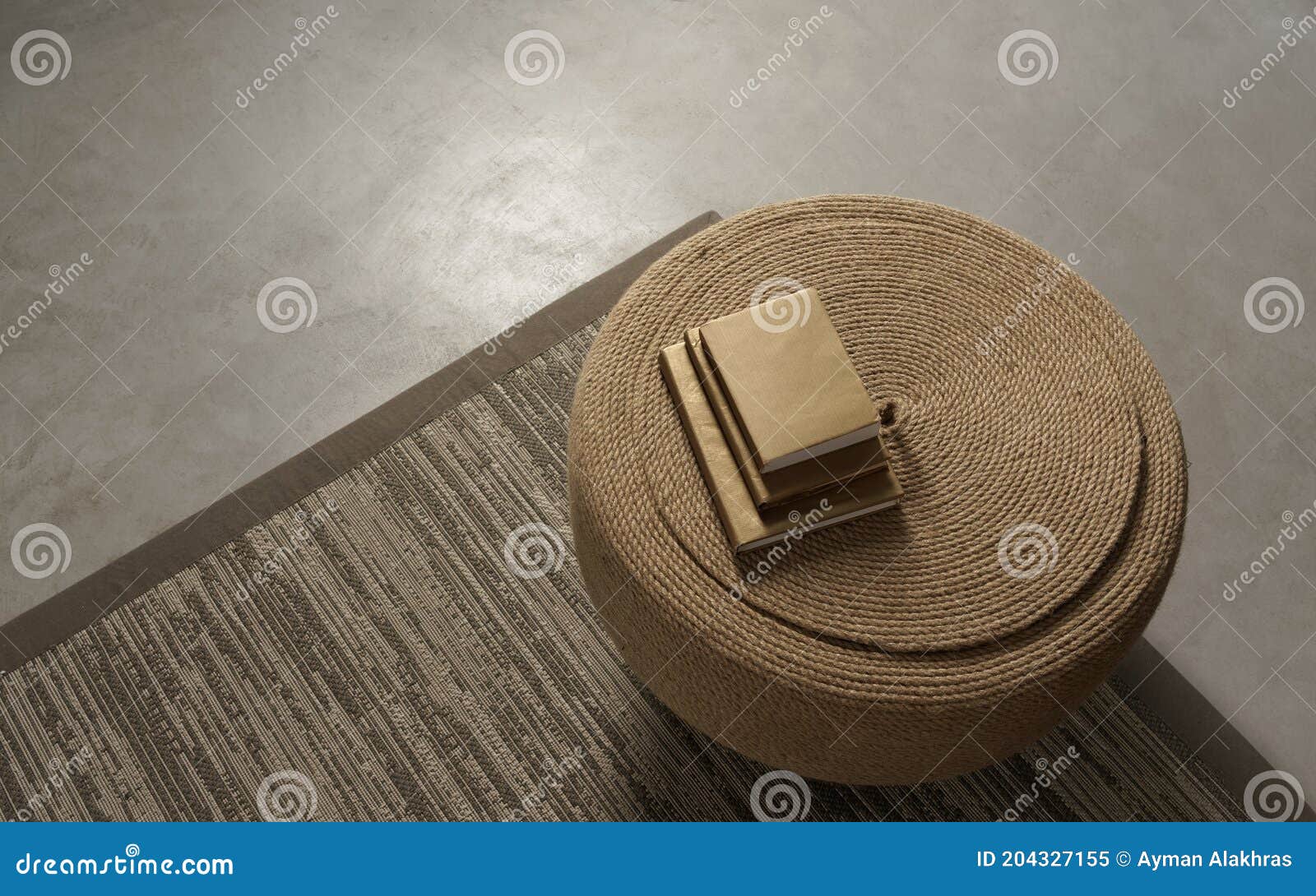 Top View of Stacked Books on Coffee Table on Carpet Stock Image - Image ...