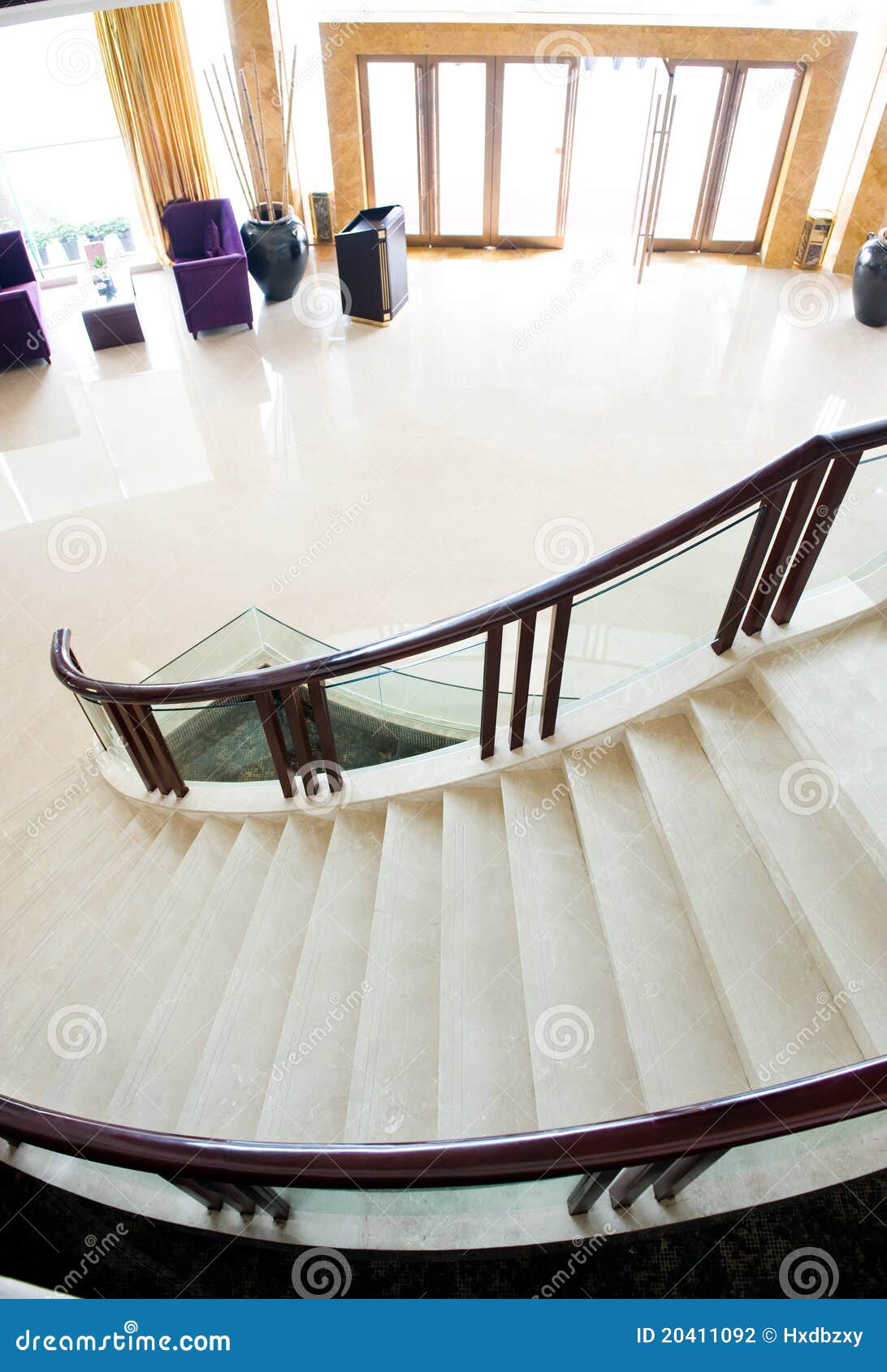 Top view of stairs stock photo. Image of hotel, luxury - 20411092