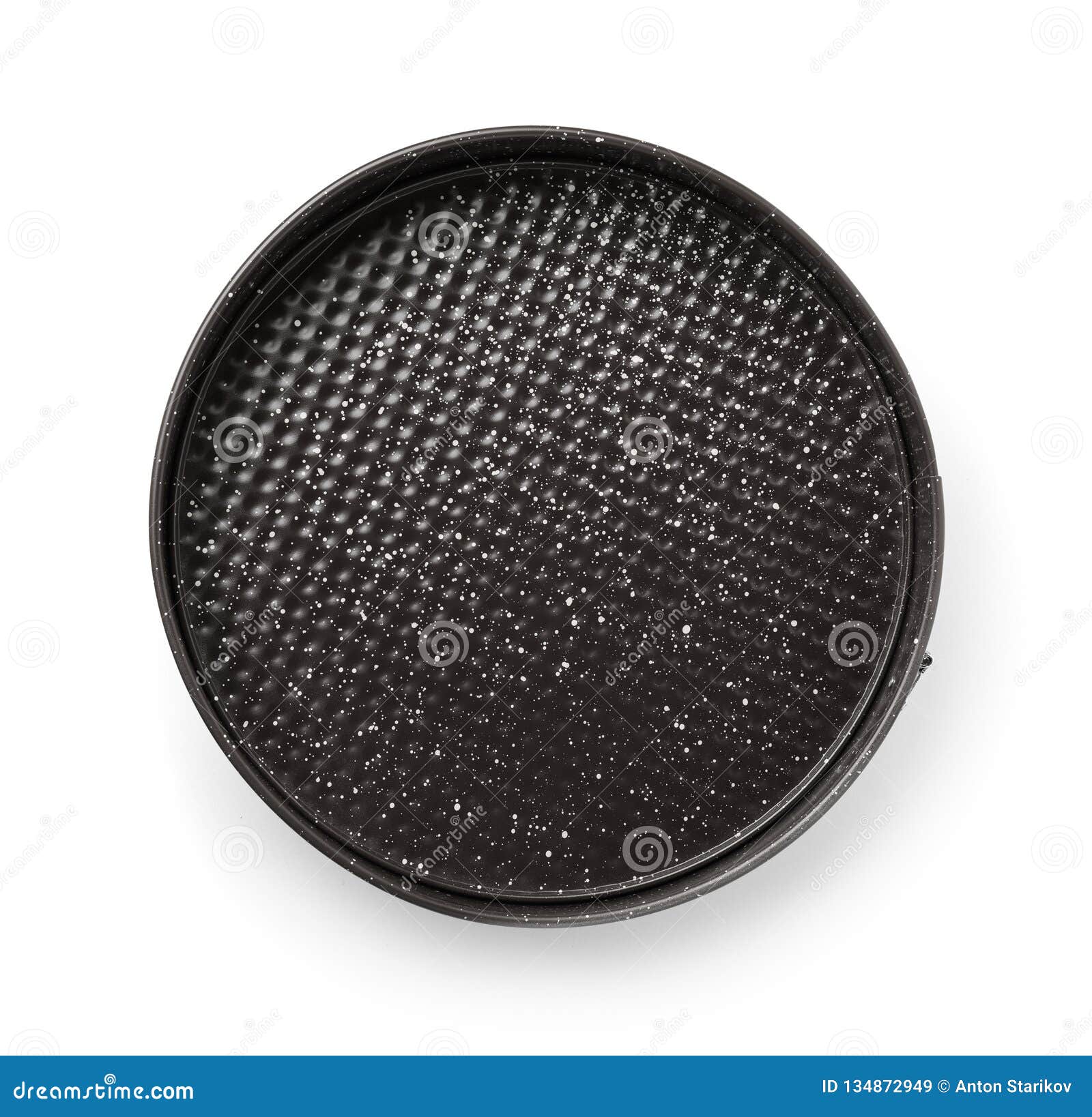 Top View of Steel Baking Springform Pan Stock Image - Image of shape ...