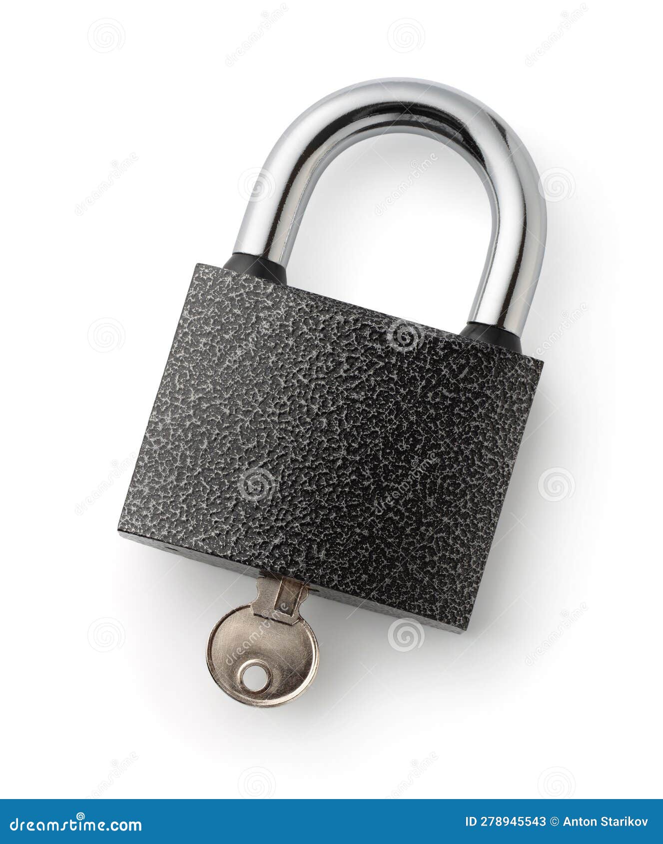 Steel Padlock On Green Background Royalty-Free Stock Photography ...