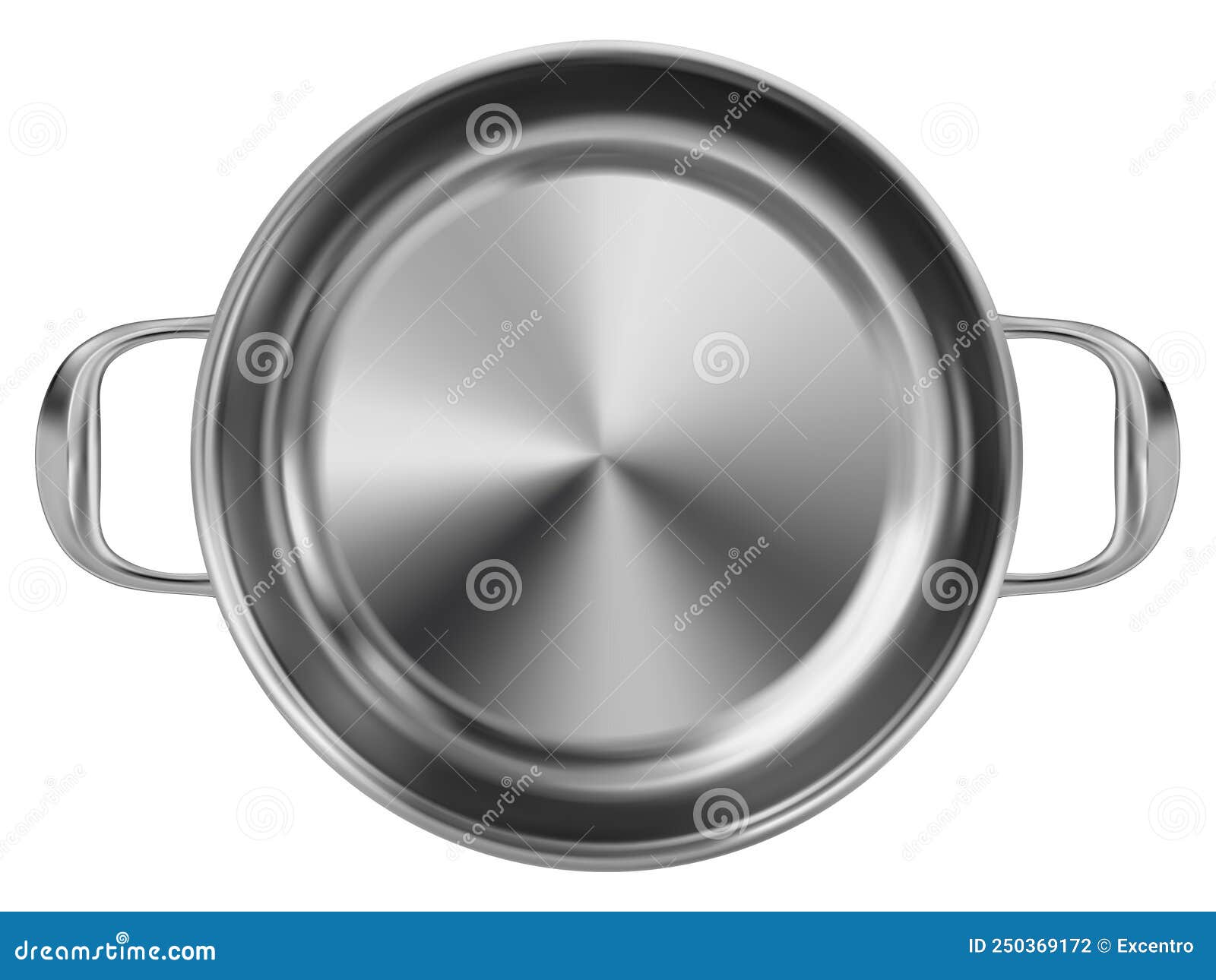 Steel pan stock vector. Illustration of cuisine, handle - 250369172