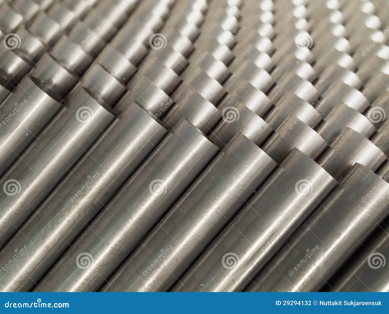 Top view of Steel Pipe stock photo. Image of abstract - 29294132