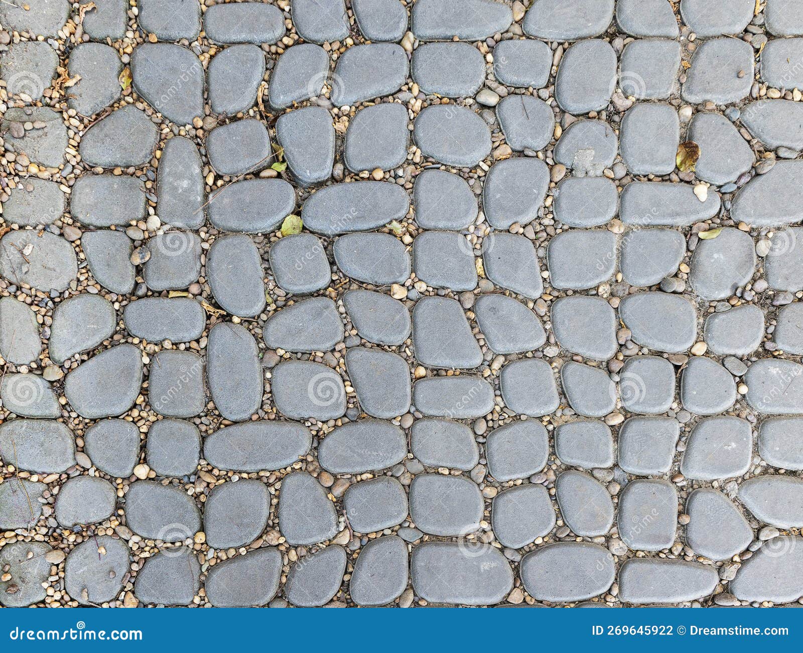 Top View Stone Pattern Footpath Floor Background Stock Photo - Image of ...