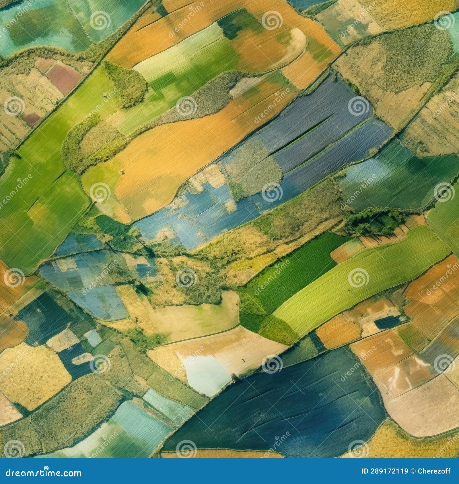 Top View of Summer Farmers Fields Stock Image - Image of legume, farmer ...