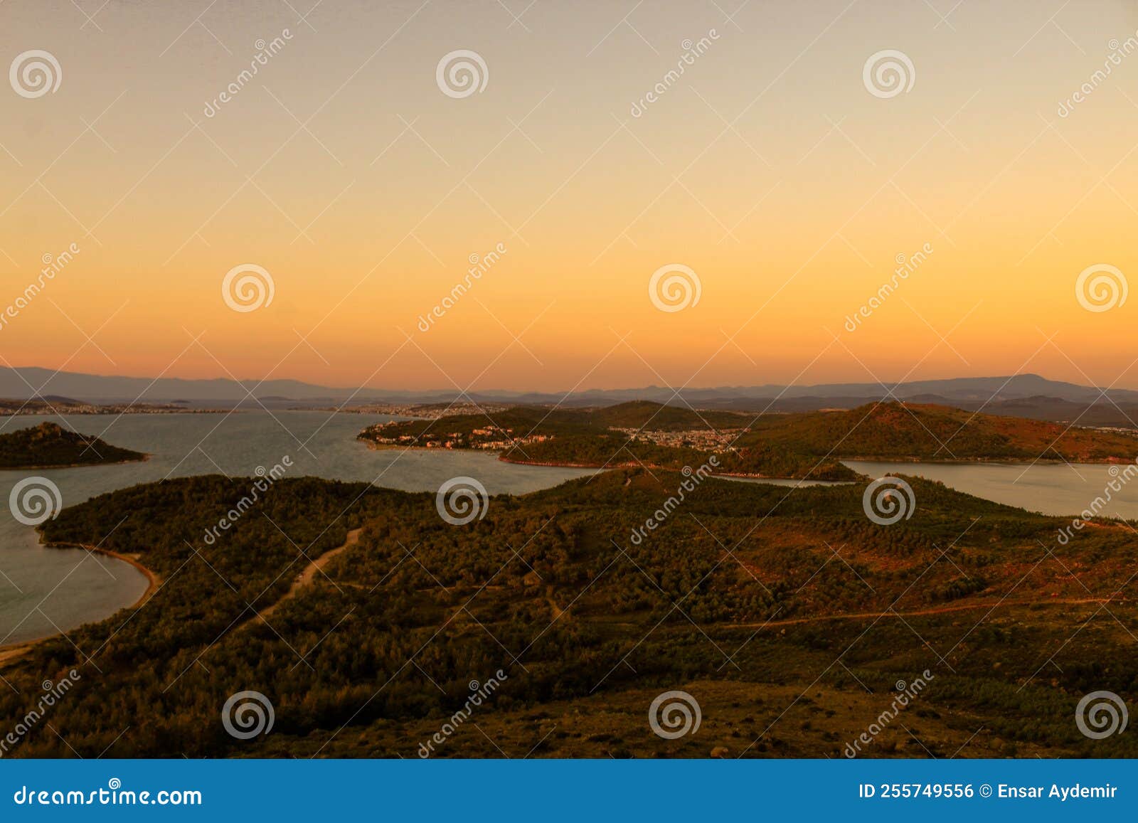 Top View of Sunset from Devil S Table Editorial Photo - Image of ...