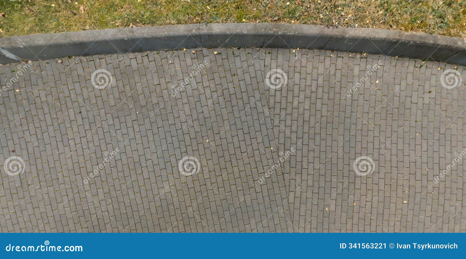Top View of Surface of Pedestrian Path with Paving Slabs Stock ...
