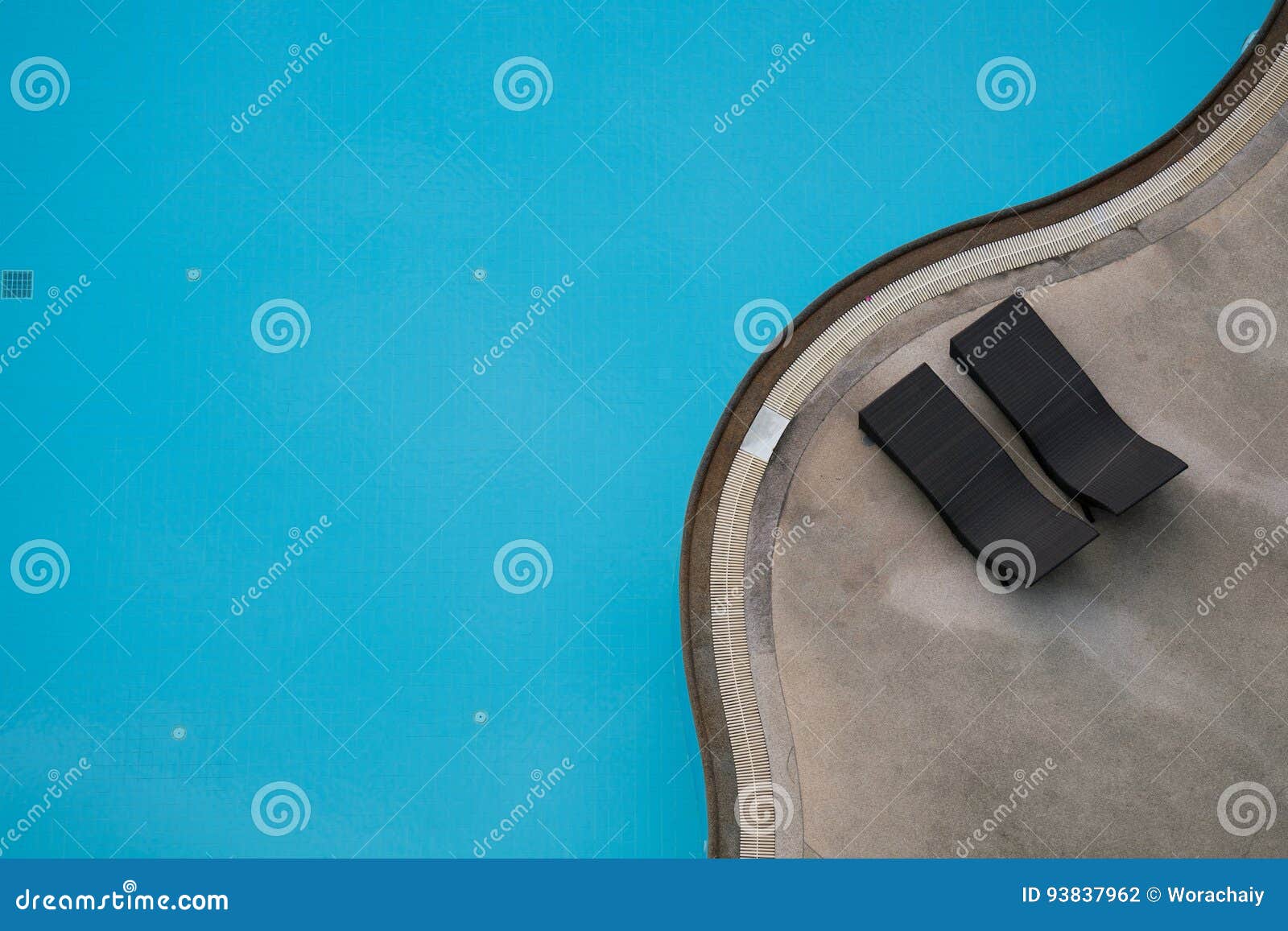 Top view of swimming pool stock photo. Image of pool - 93837962
