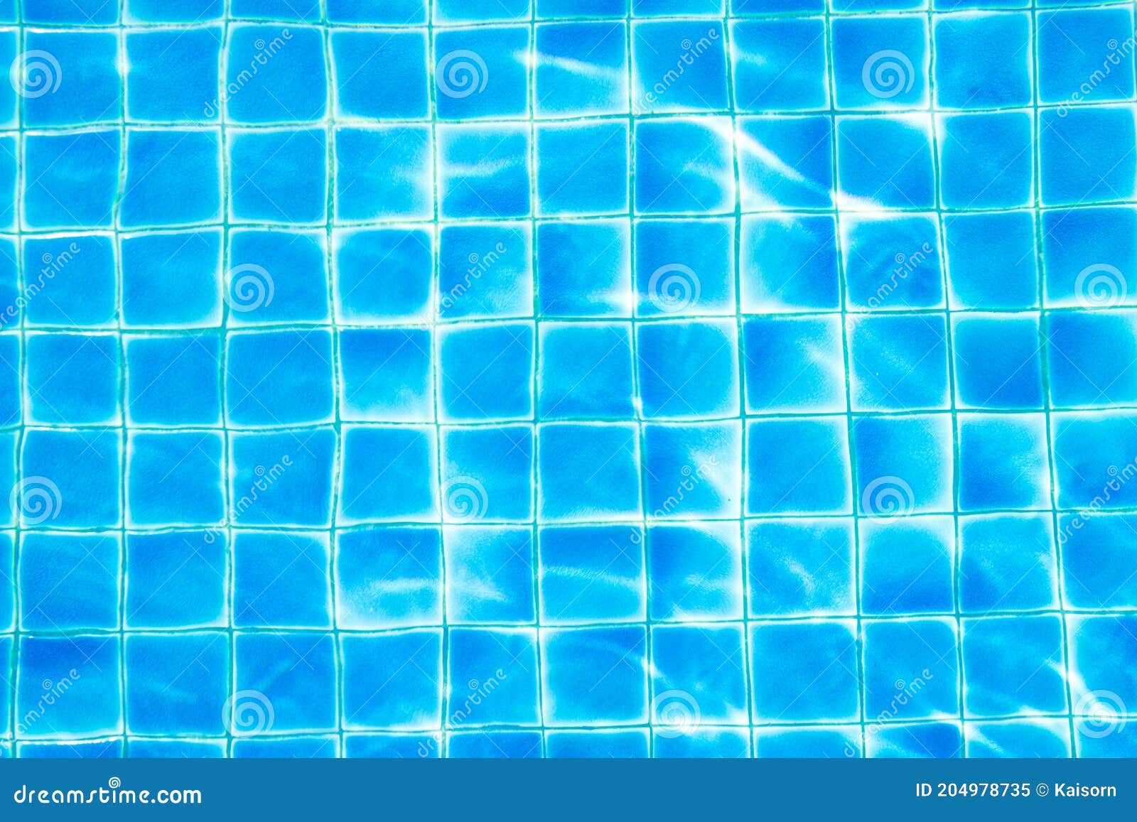 Blue Ripped Water In Swimming Pool. Water Surface Background Royalty ...