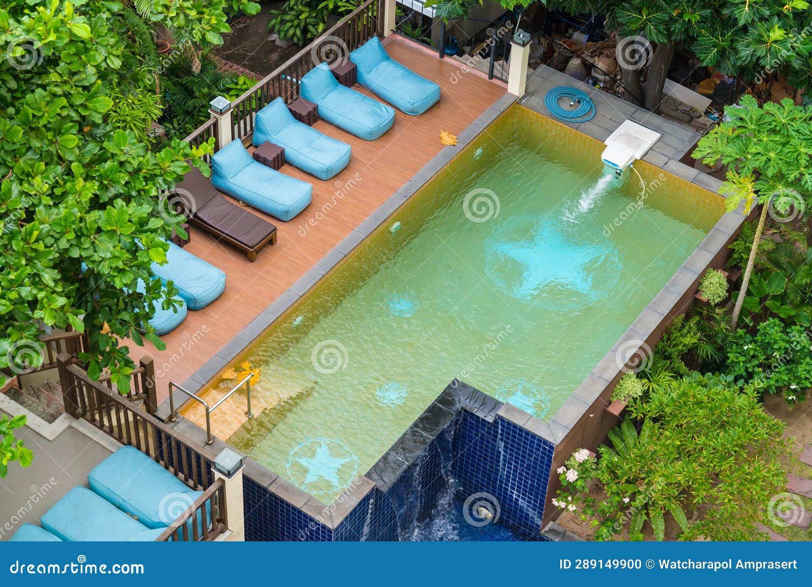 Top View of the Swimming Pool Stock Photo - Image of summer, beautiful ...