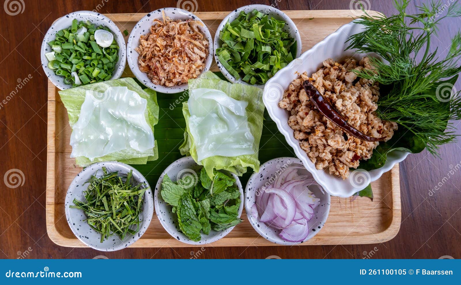 Top View at Table with Thai Food Stock Image - Image of chicken, table ...