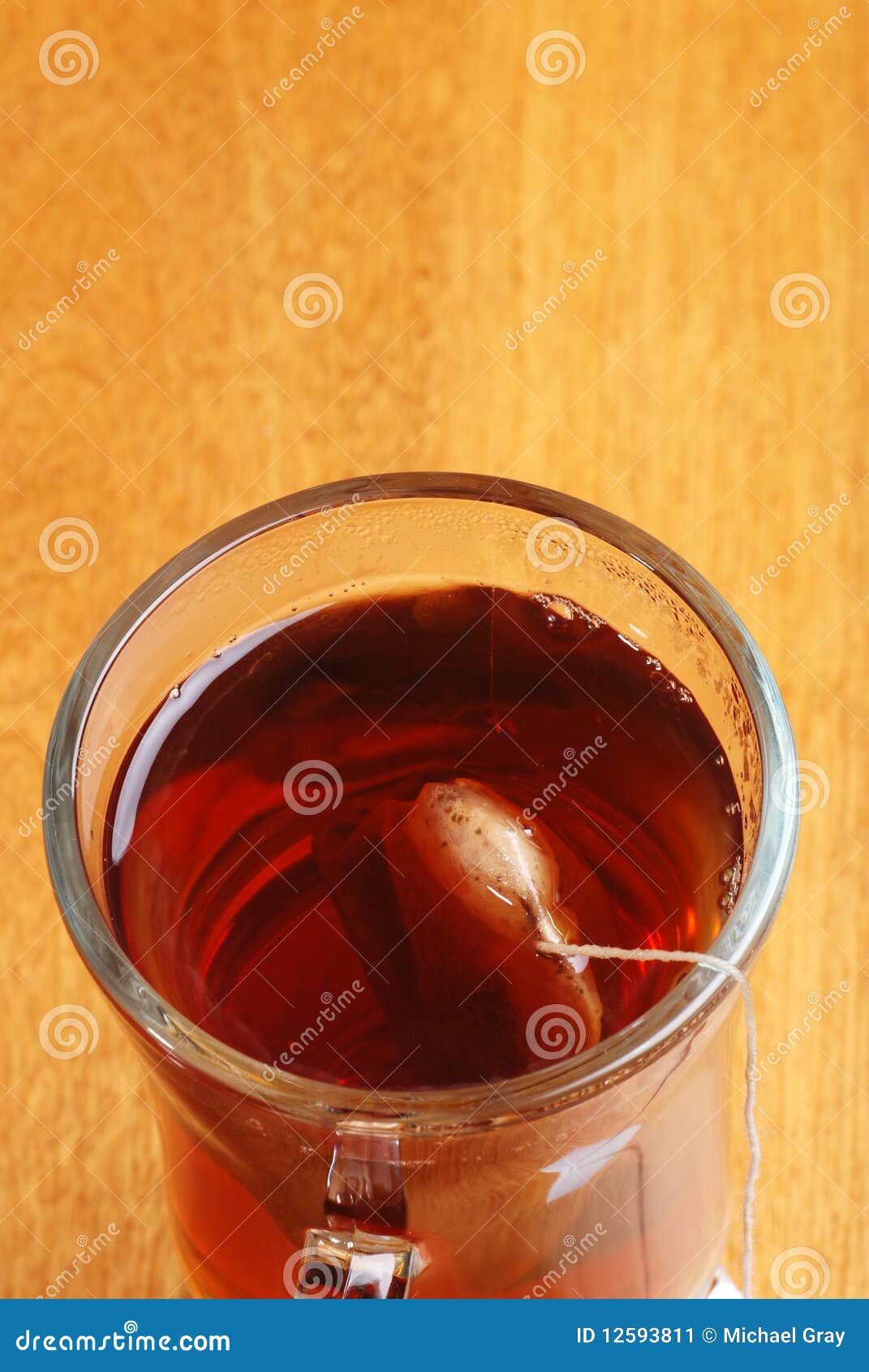 Top view tea with bag stock image. Image of afternoon - 12593811