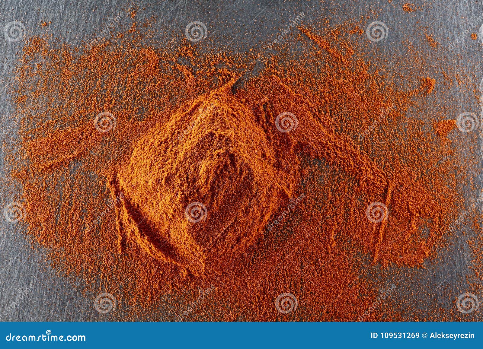 Texture Background. Red Chilli Pepper Powder. Top View Stock Image ...