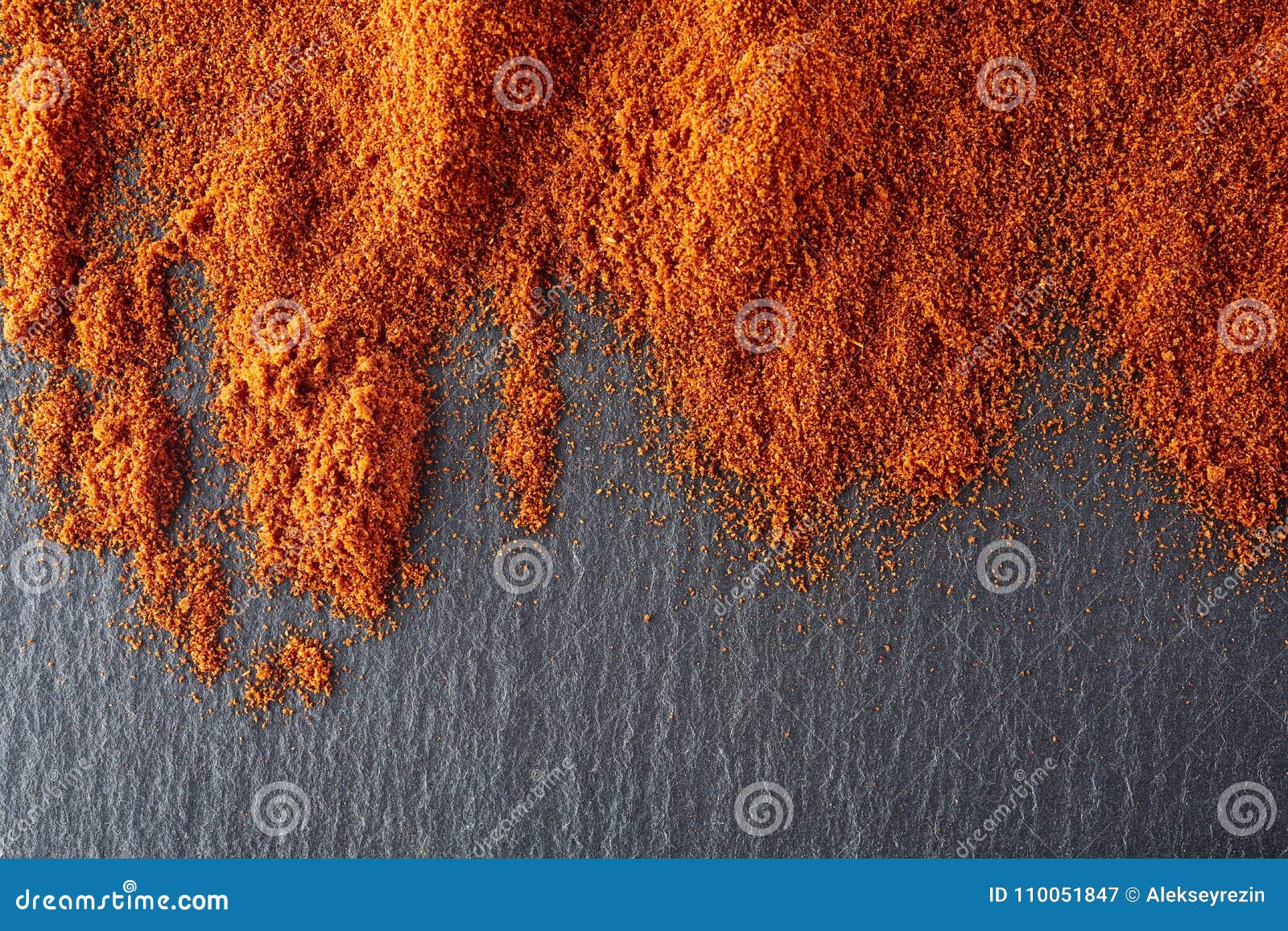Texture Background. Red Chilli Pepper Powder. Top View Stock Image ...