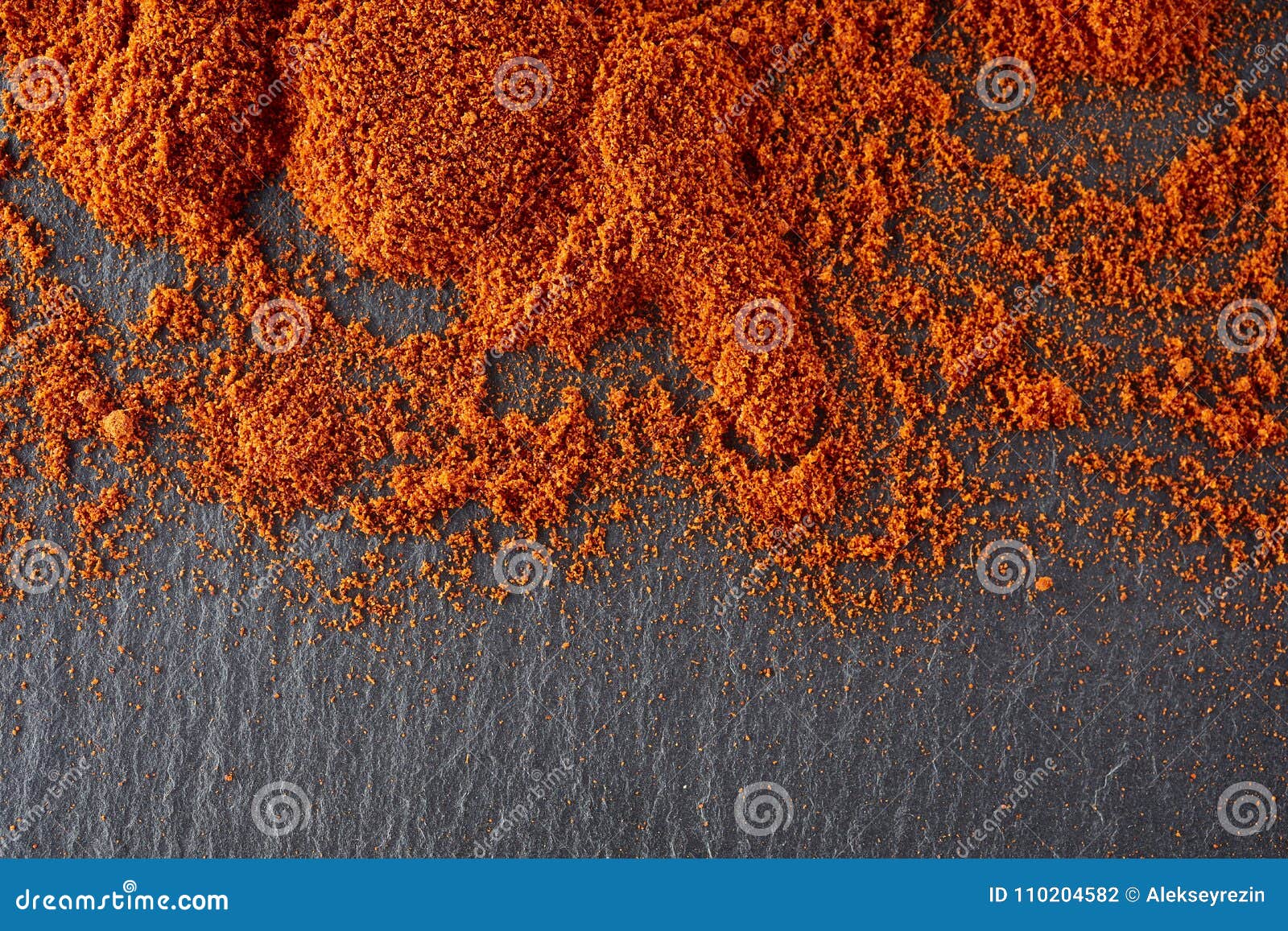 Texture Background. Red Chilli Pepper Powder. Top View Stock Photo ...