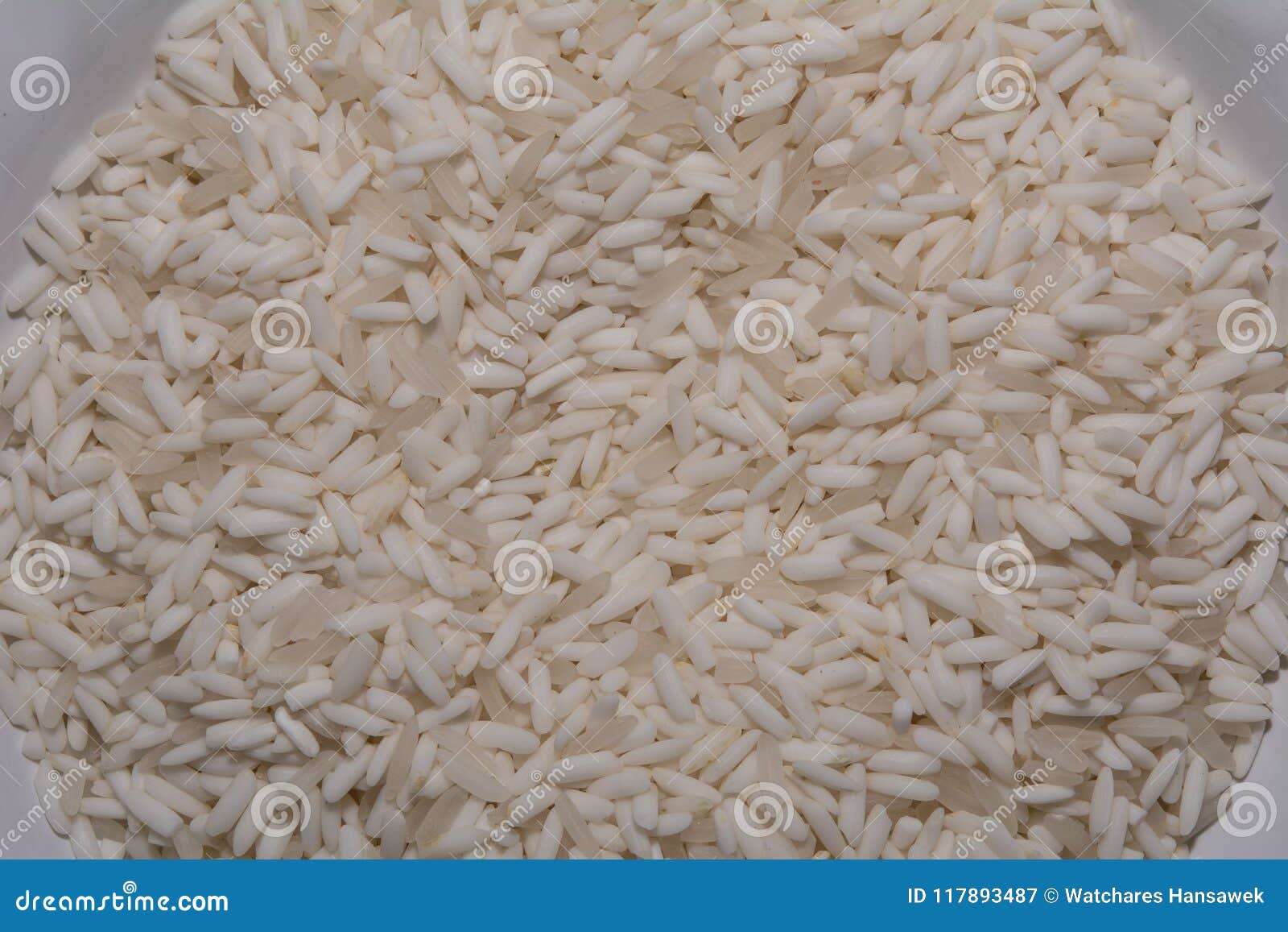 Top View Texture of Rice in Dish, Macro Image Stock Image - Image of ...